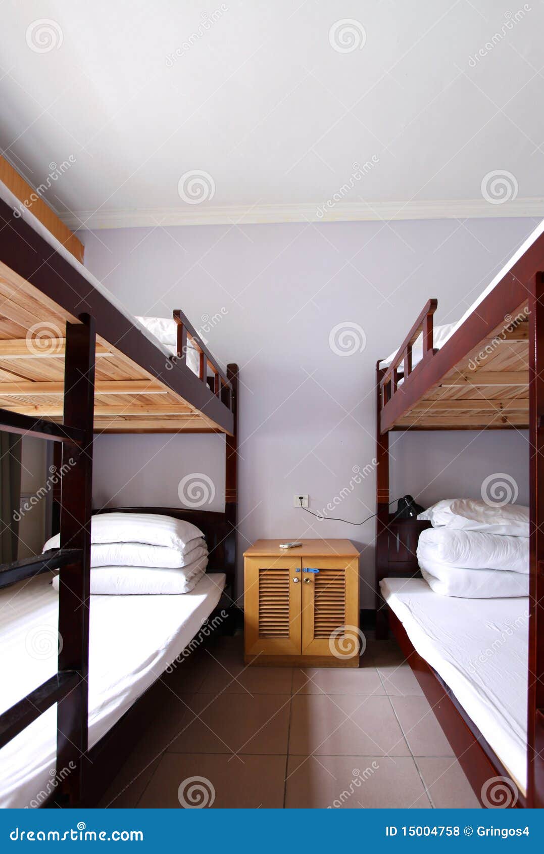 The Interior Of A 4 Bed Dorm Stock Photo - Image: 15004758