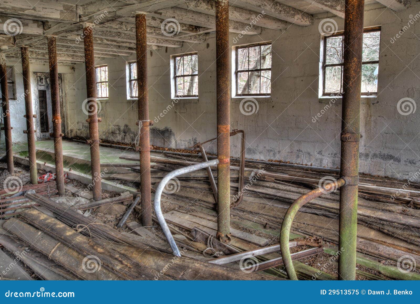 Interior of Abandoned Barn stock image. Image of dirty - 29513575