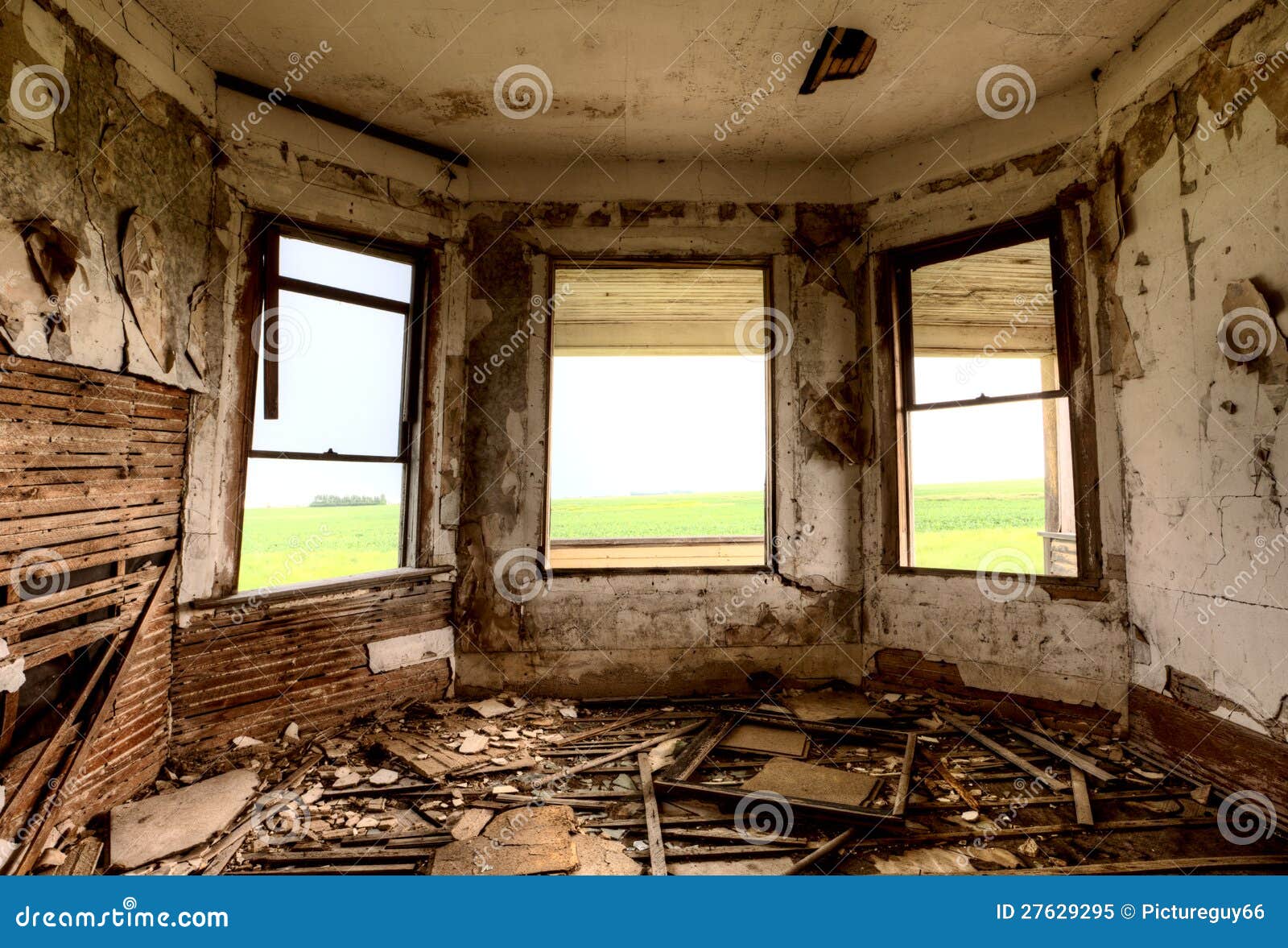Interior Abandoned Building Stock Image - Image of interior ...