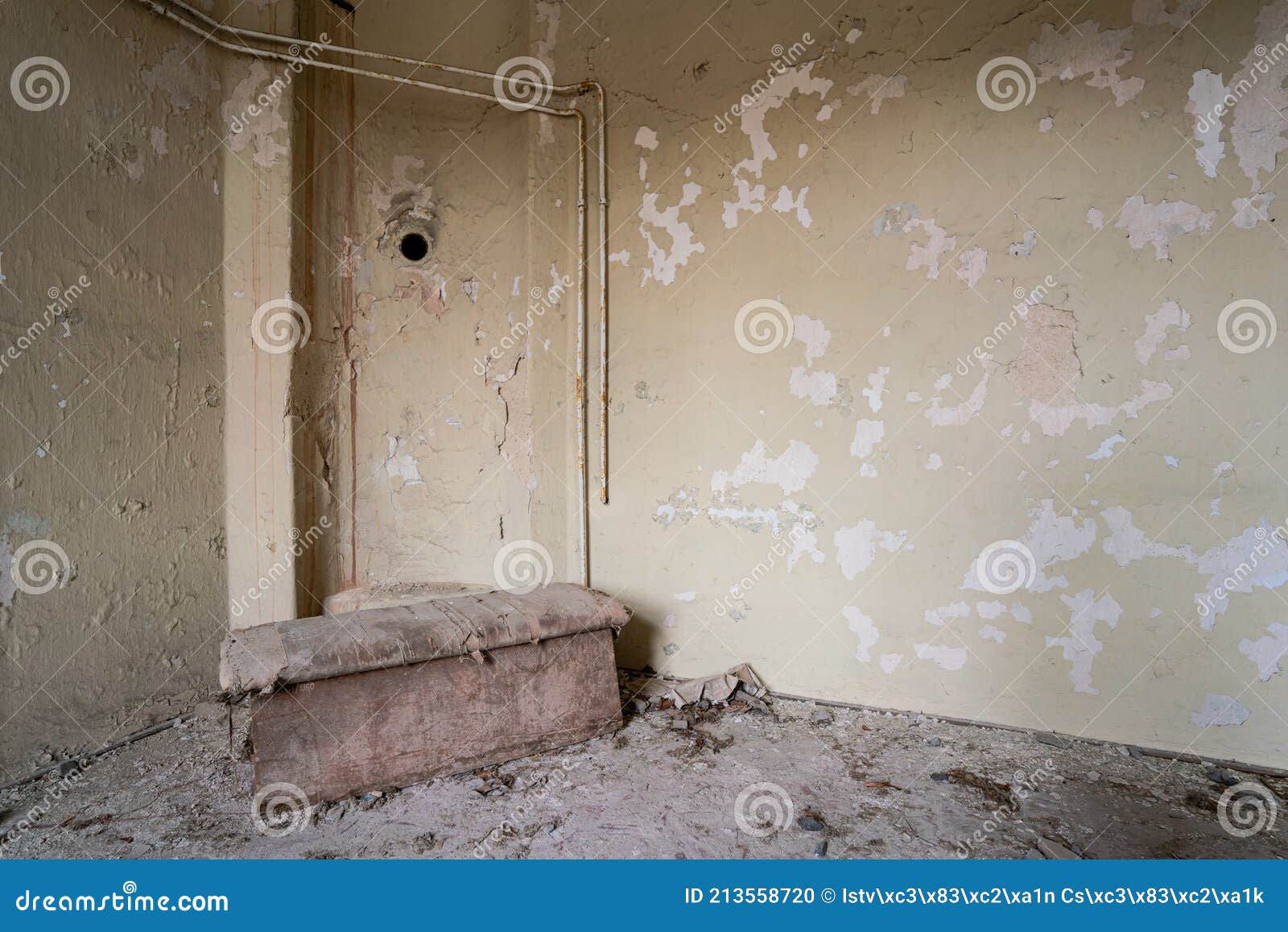 Interior of an Abandoned Castle Stock Photo - Image of authentic ...