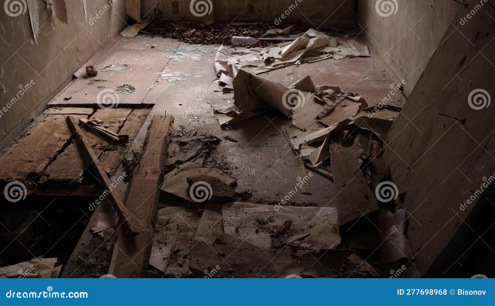Interior of an Abandoned Dirty Building Stock Photo - Image of dirty ...