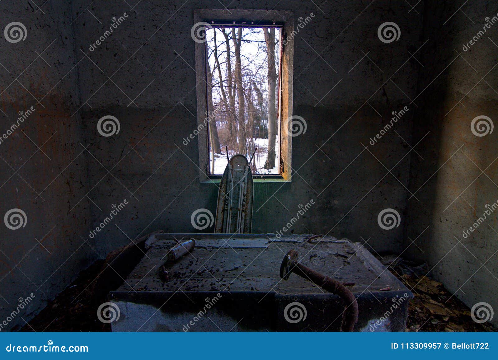 Interior of an Abandoned Shed Stock Image - Image of broken, absence ...