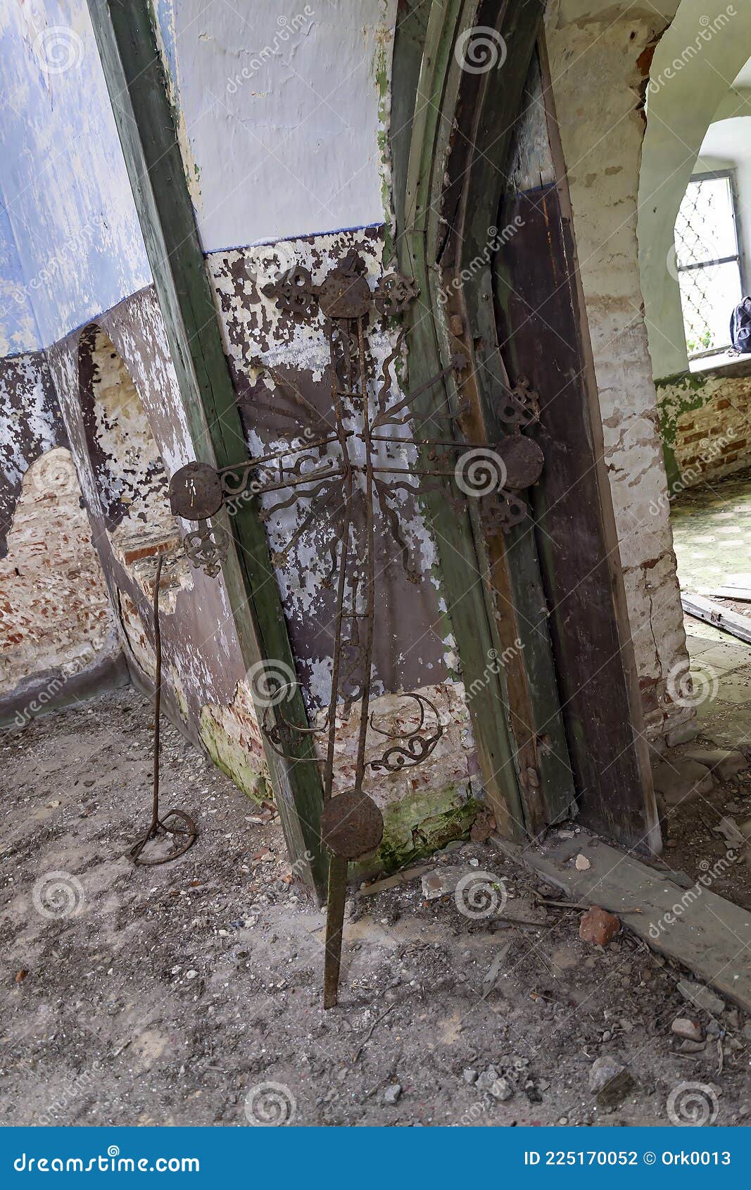 The Interior of an Abandoned Temple Stock Photo - Image of empty ...