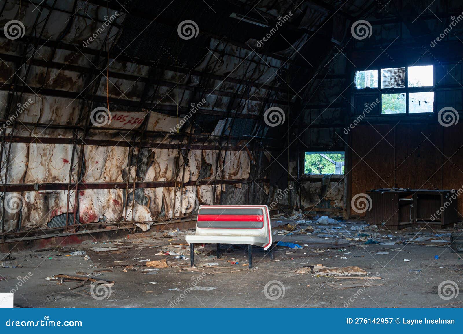 Broken RCC Bench Near Road Side Editorial Image | CartoonDealer.com ...