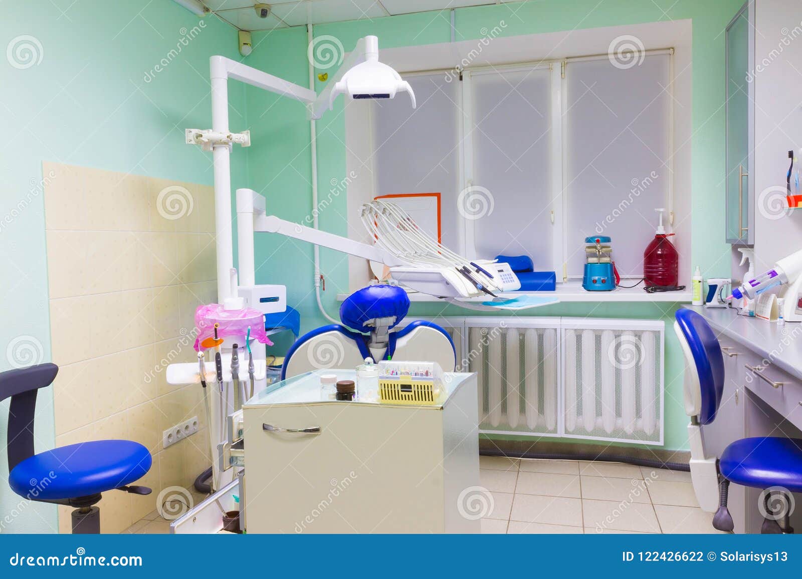Interior of a Modern Dental Surgery Stock Photo - Image of dentist ...