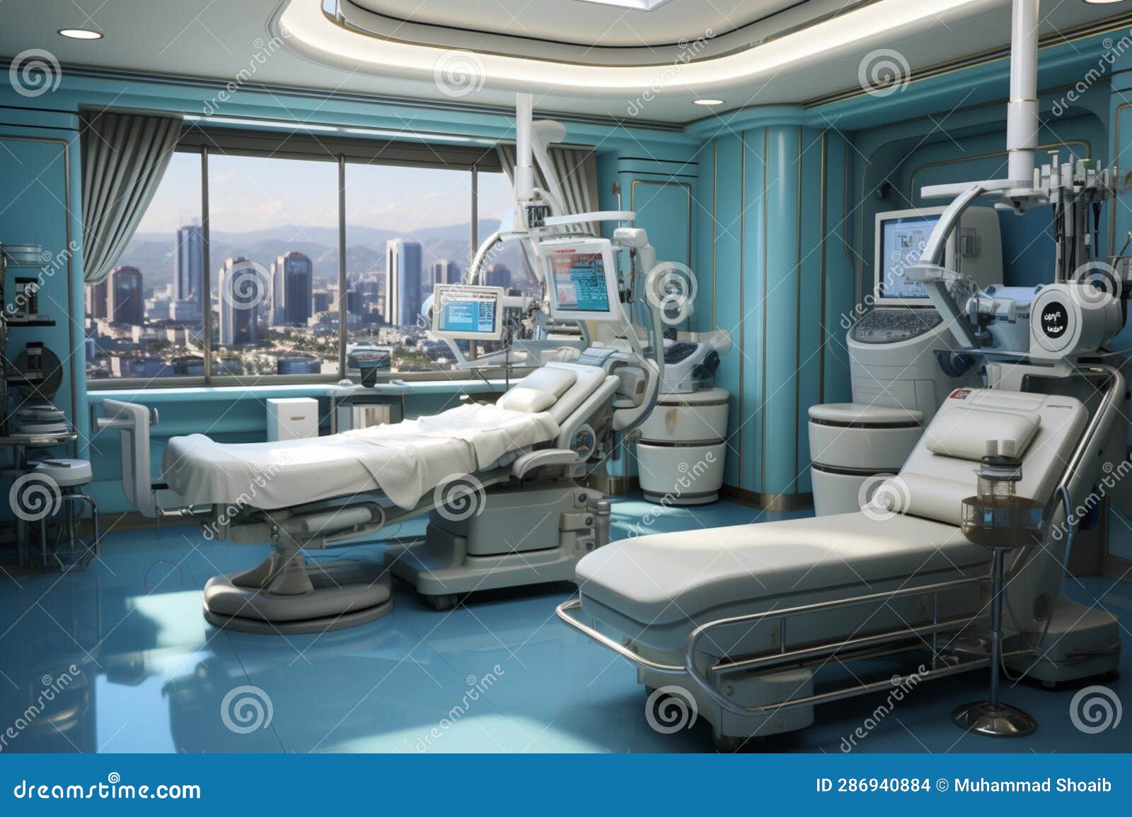 Interior of Advanced Clinics Reanimation Room, Designed for Urgent Life ...