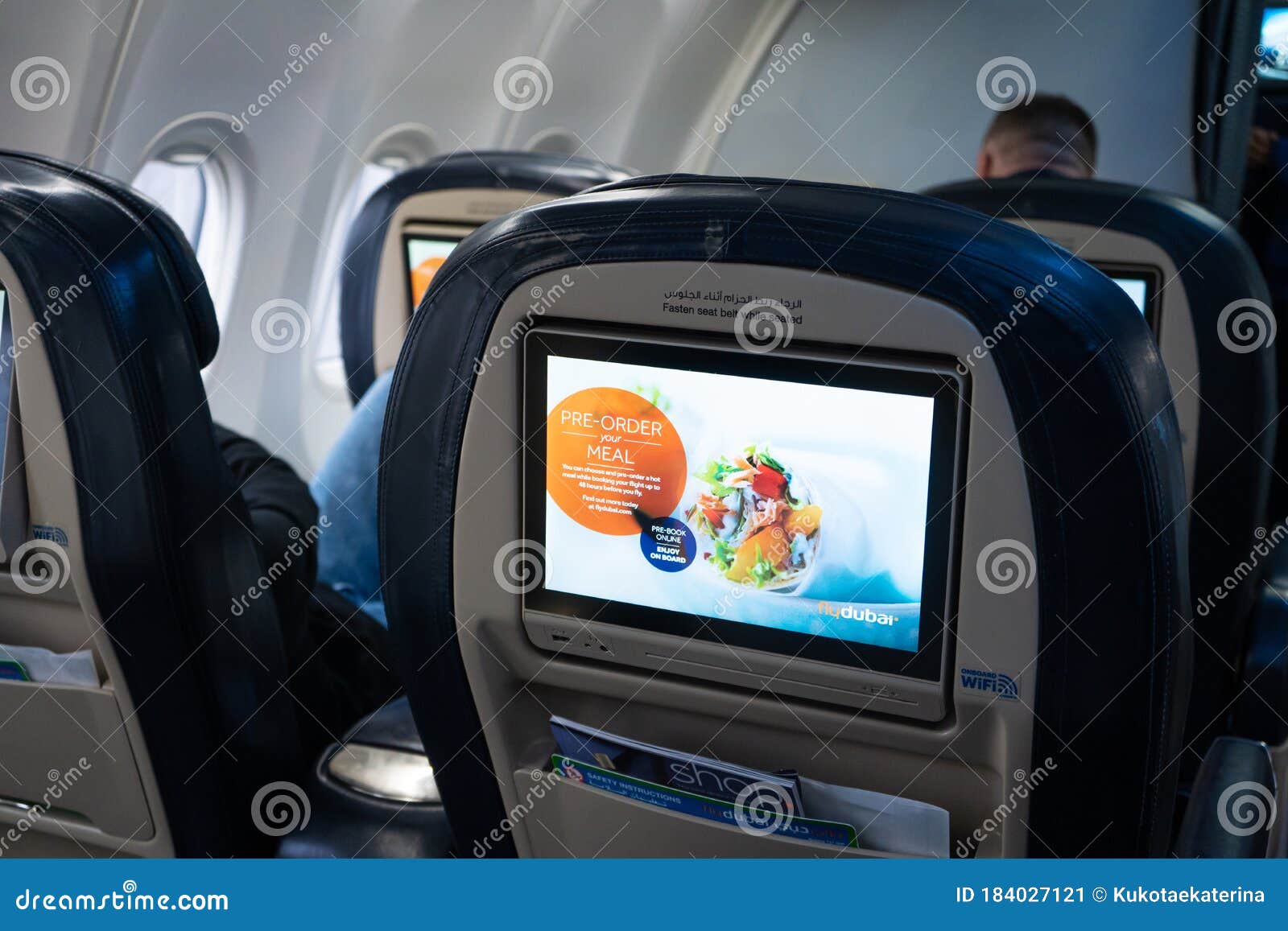 The Interior of the Aircraft. Empty Airplane Cabin Editorial Photo ...