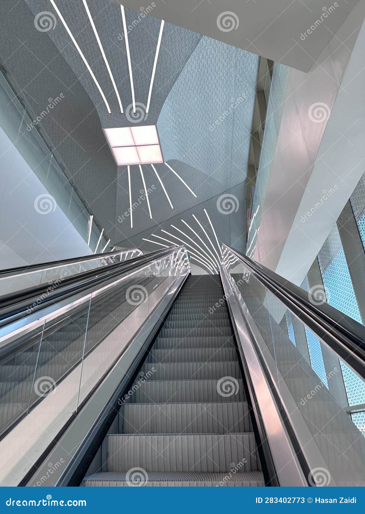 The Interior of Al Bidda Metro Station Editorial Stock Photo - Image of ...