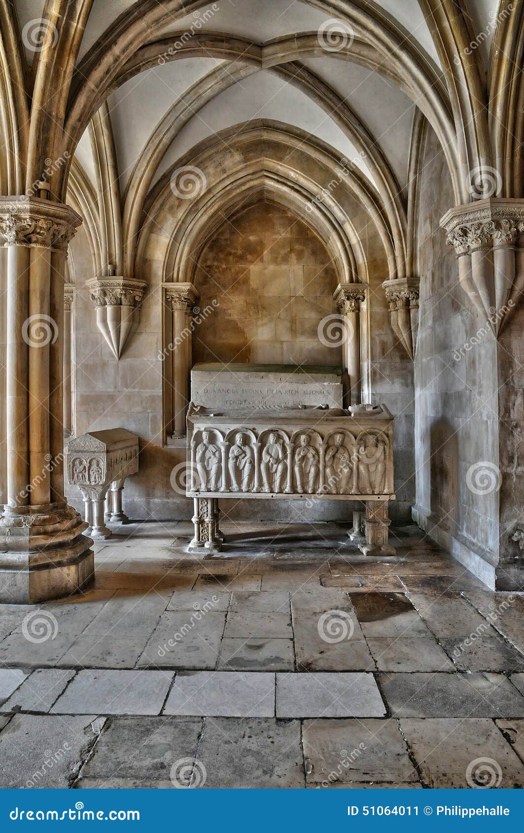 Interior of Alcobaca Monastery in Portugal Editorial Photo - Image of ...