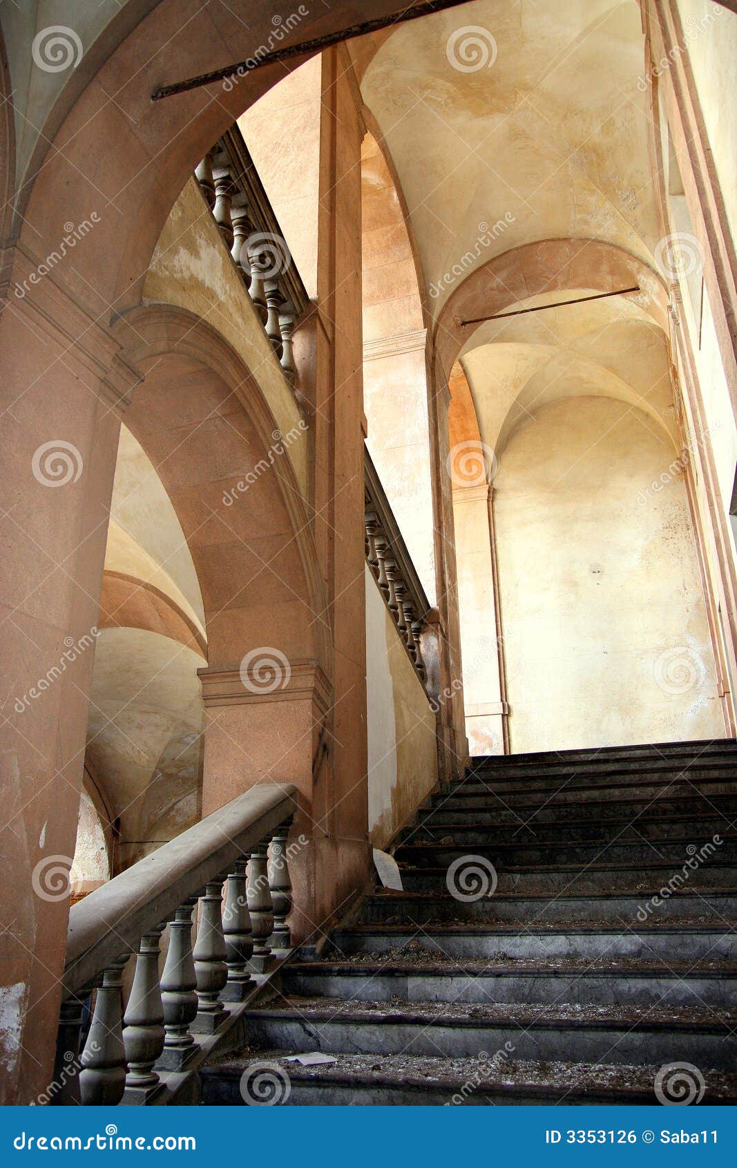 Interior of Ancient Sanatorium Stock Photo - Image of imposing, italy ...