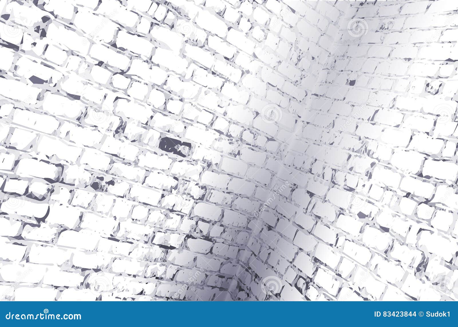 Interior Angle of a Brick Room Illustration Stock Illustration ...