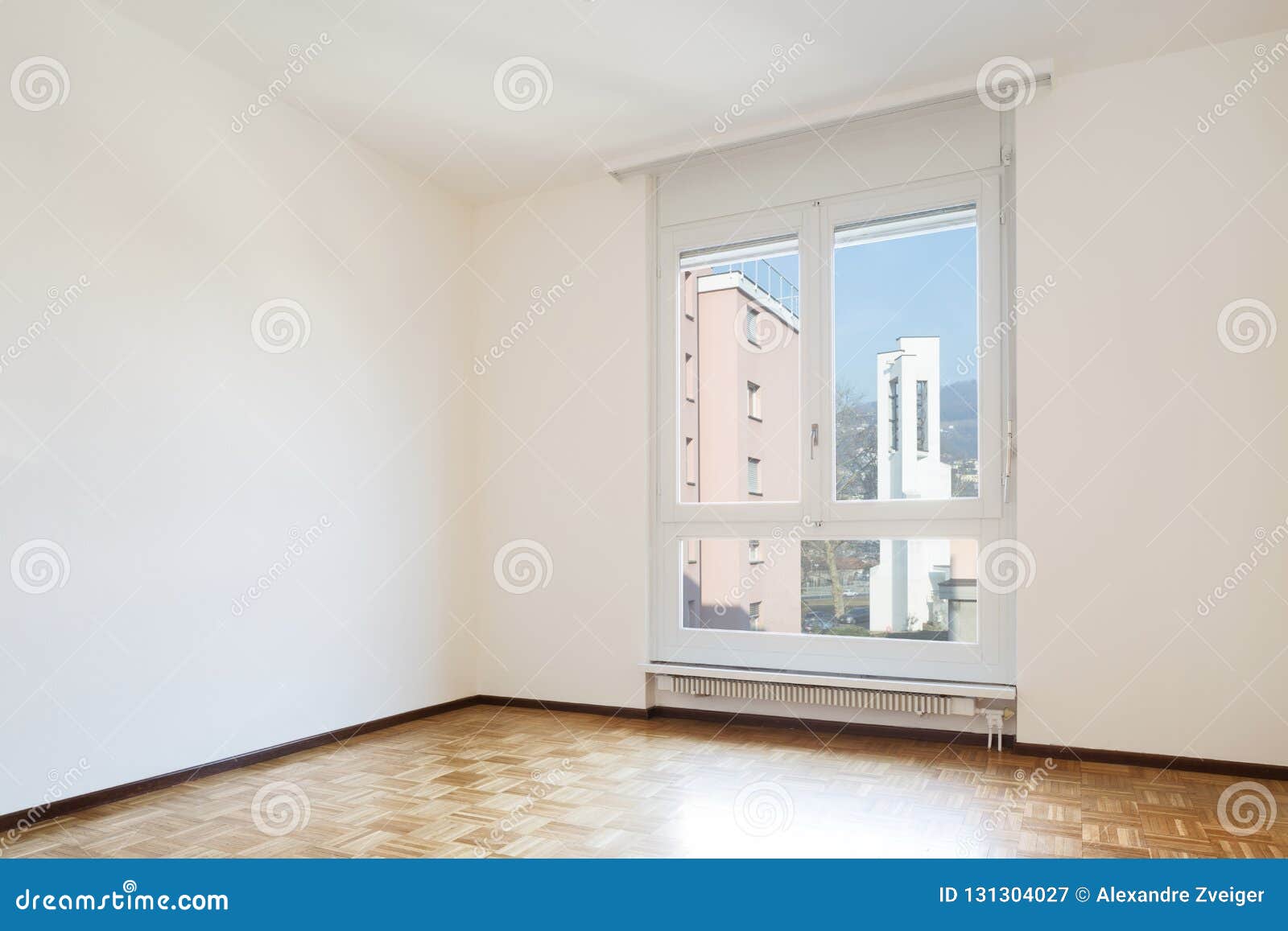Interior of Apartments, Empty Room Stock Image - Image of architecture ...