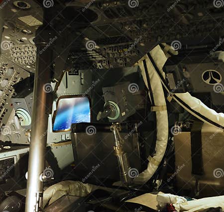 Inside the Apollo Command Module Editorial Image - Image of space, rise ...