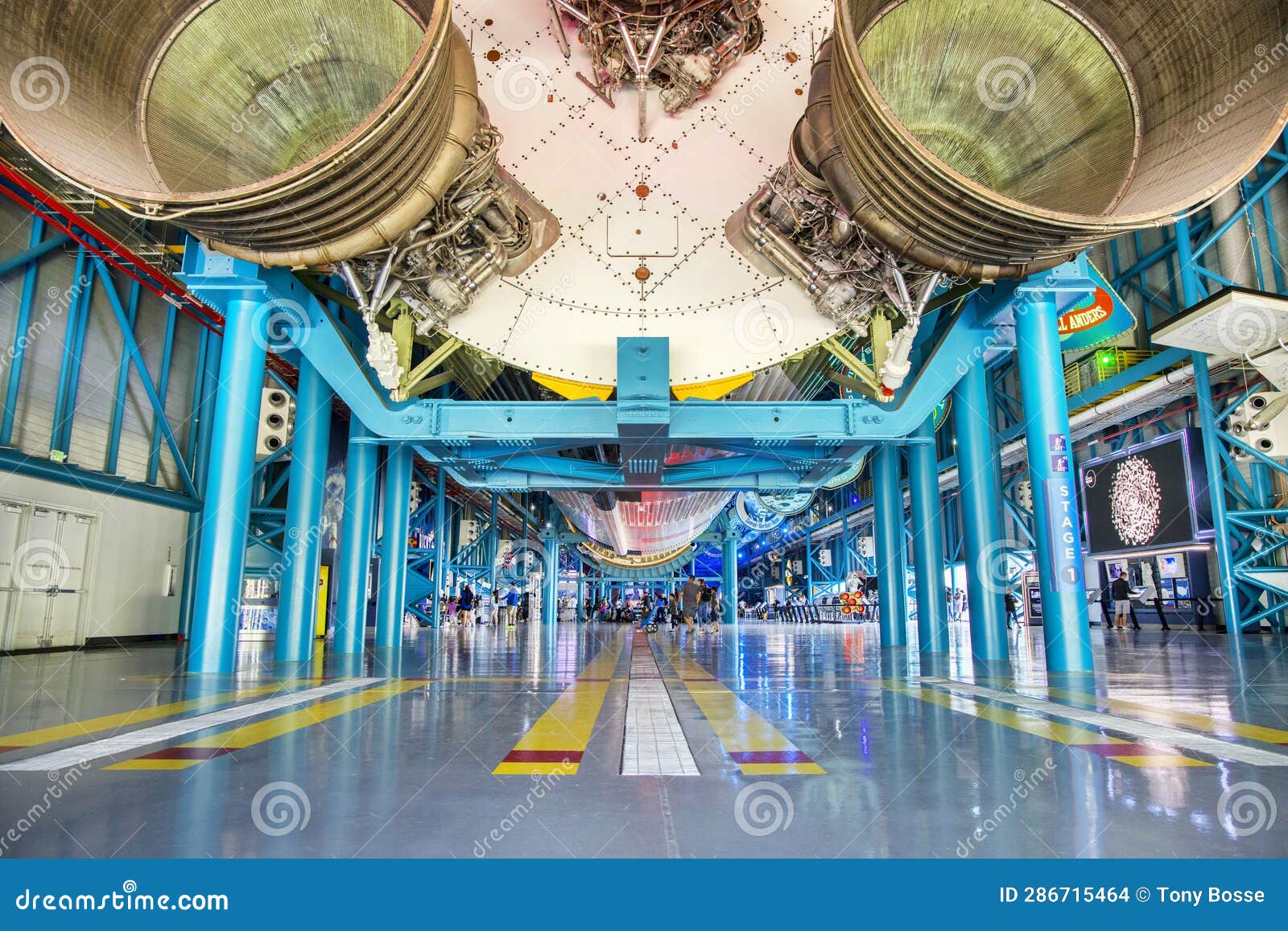 Interior of the Apollo Saturn V Center Editorial Stock Image - Image of ...
