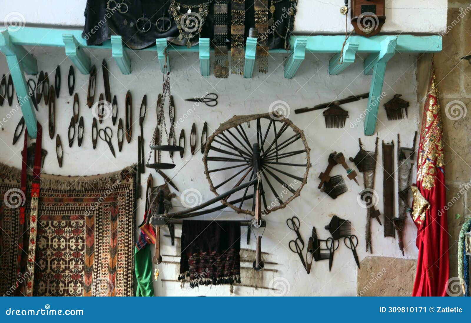 Interior of Arabic Coffee Bar, Sousse, Tunisia Stock Image - Image of ...