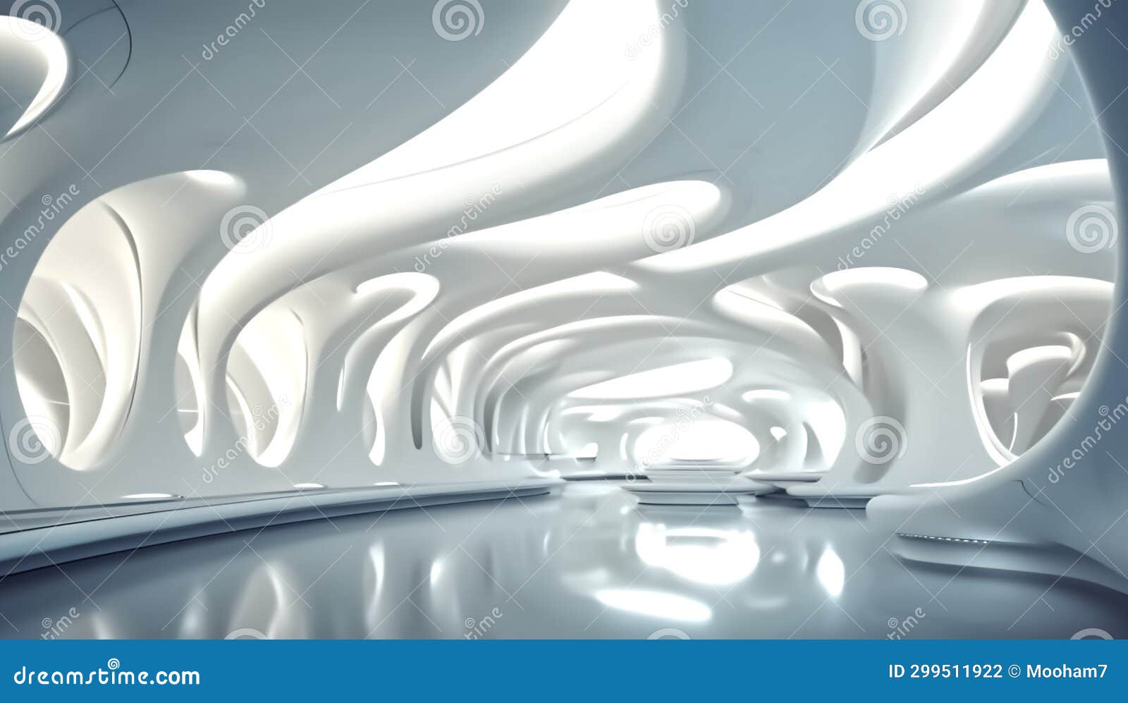 Interior Architectural Concepts that are Realistic and Futuristic Stock ...