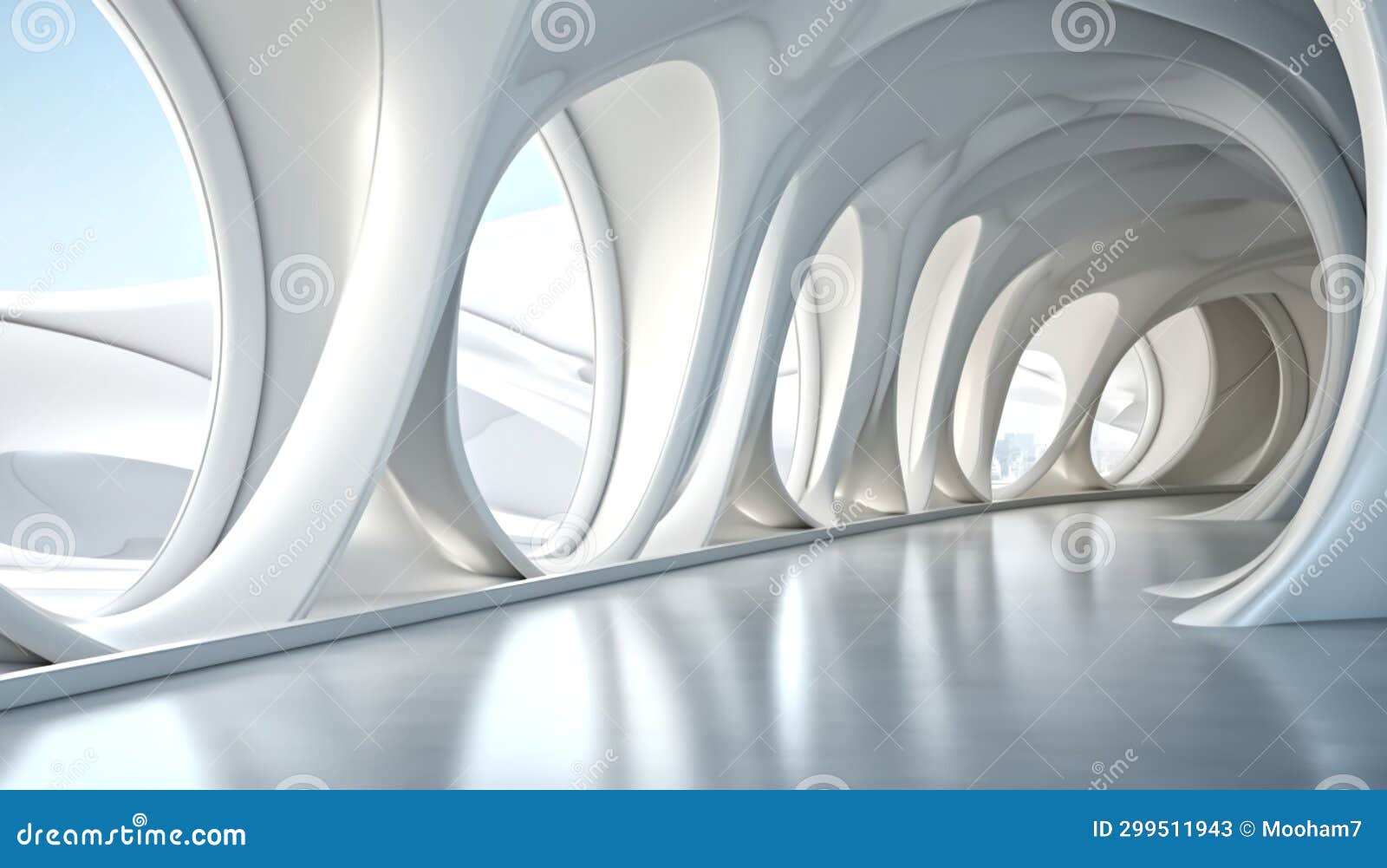 Interior Architectural Concepts that are Realistic and Futuristic Stock ...