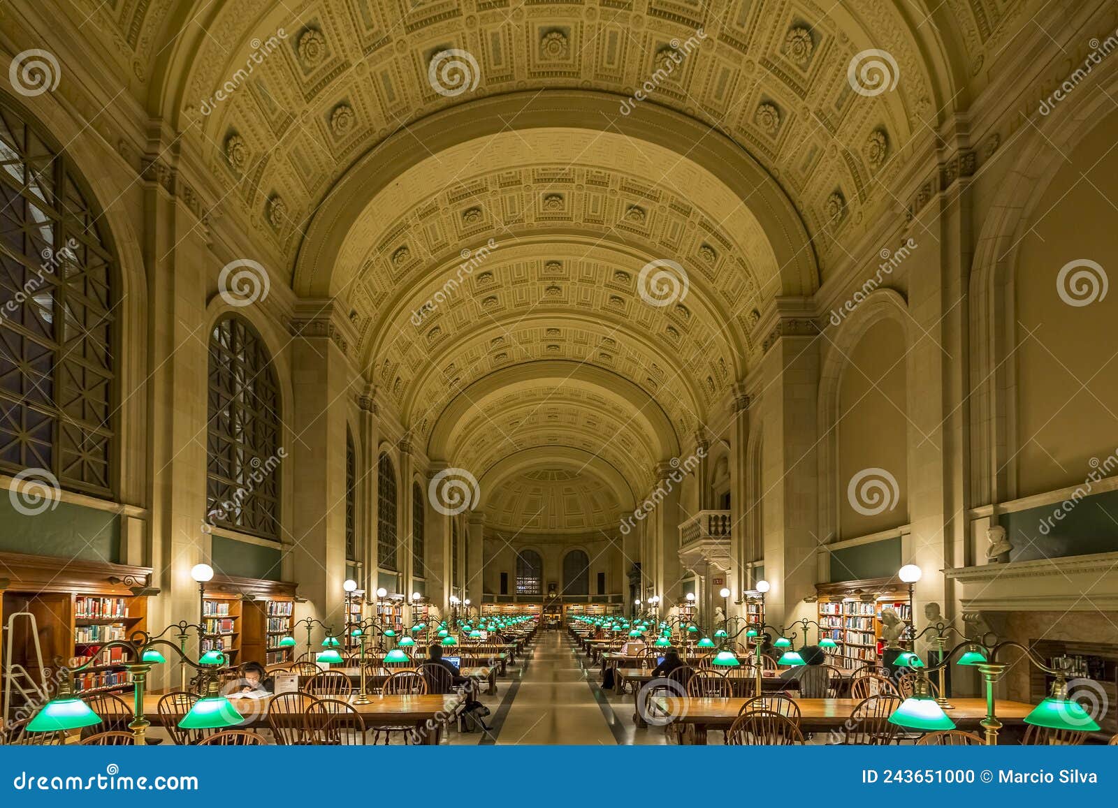 The Boston Public Library editorial image. Image of retail - 243651000