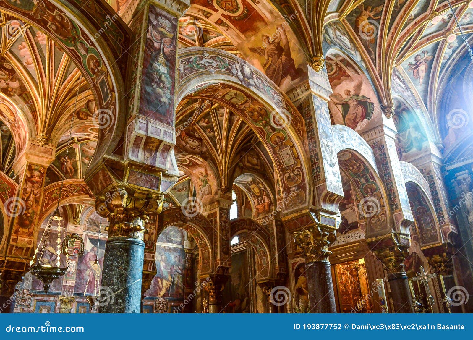 Columns and Arc from Mosque in Cordoba Stock Photo - Image of building ...