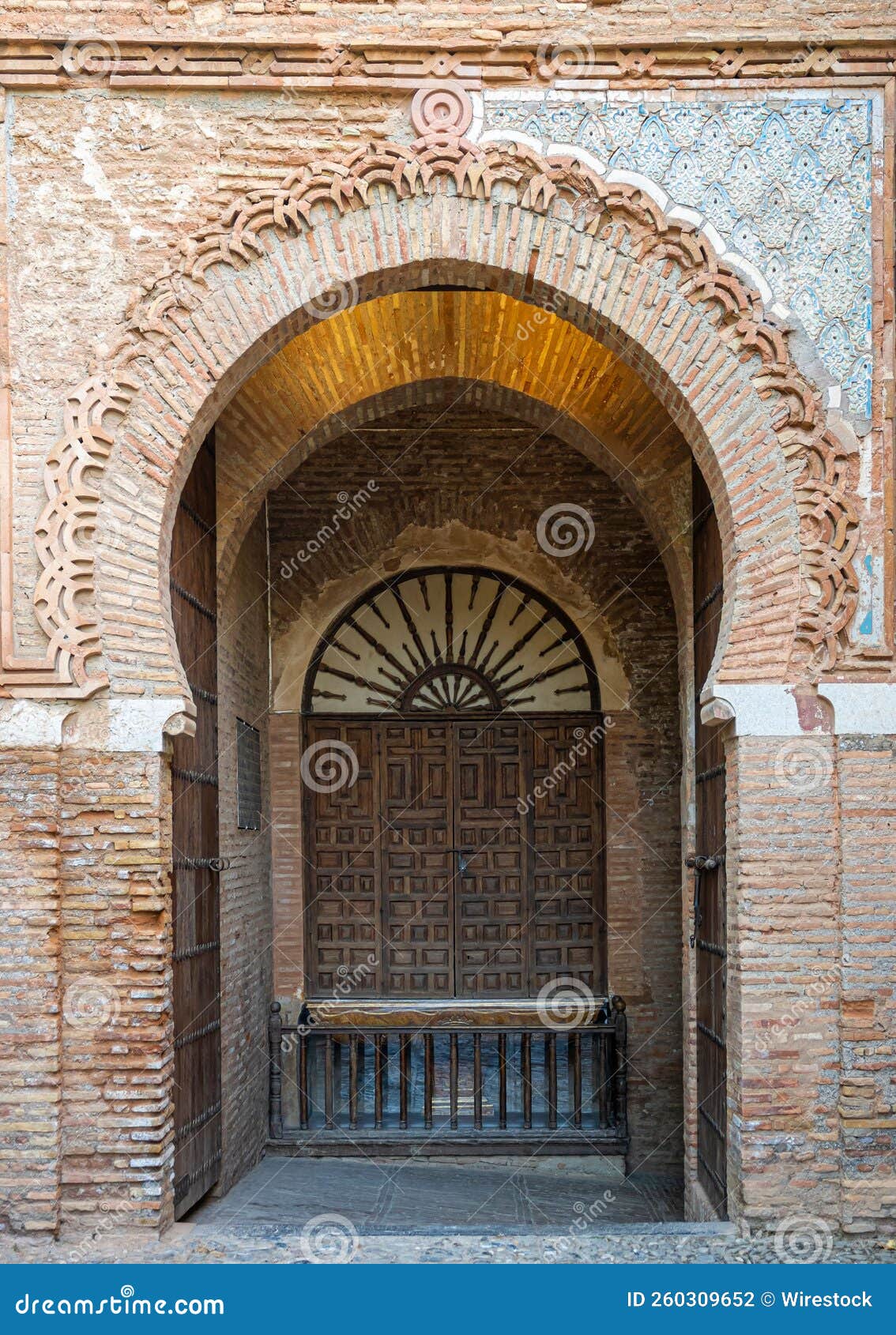 Interior Area of the Arab-style Gate of Justice in the Alhambra in ...