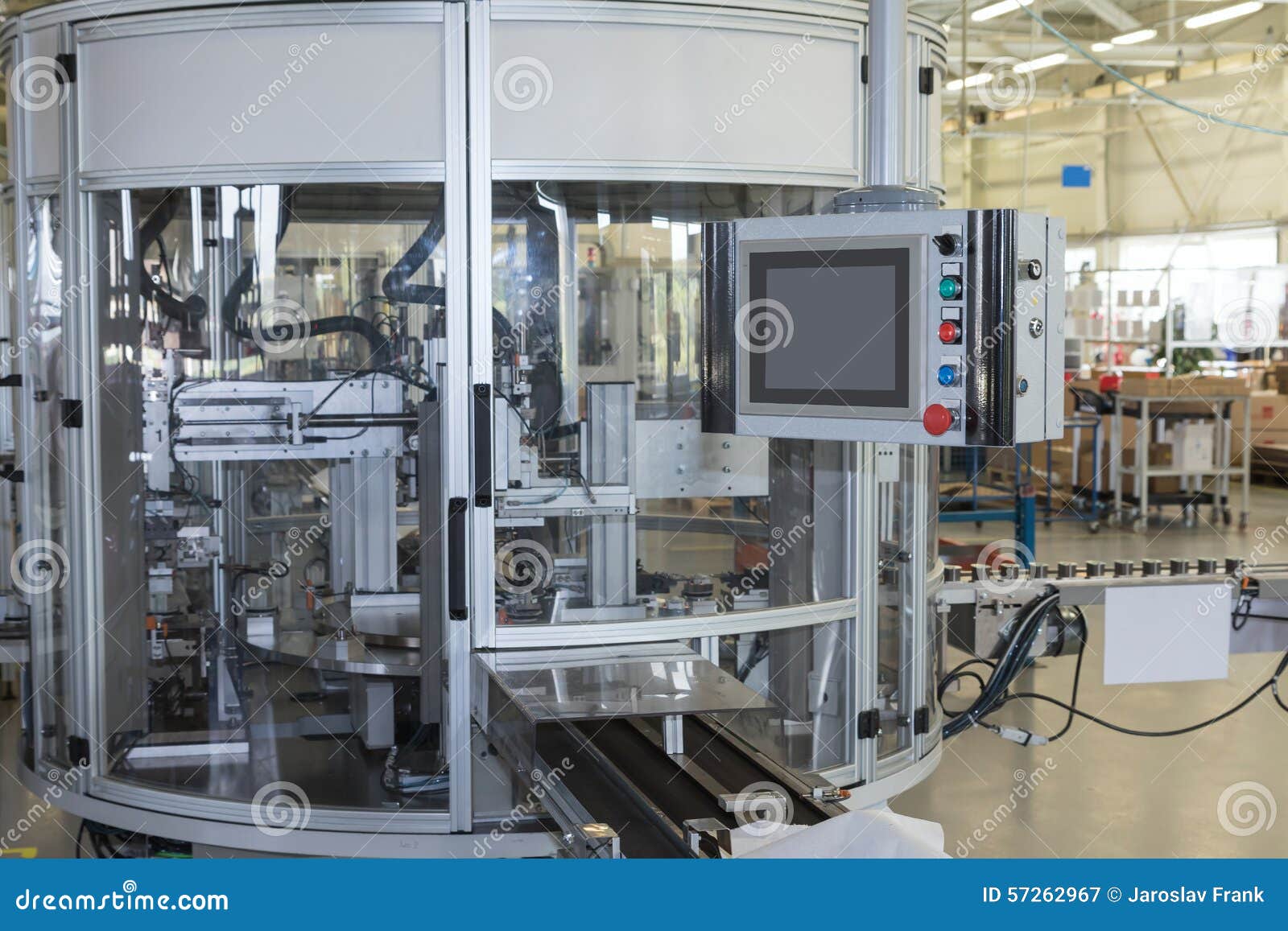 Interior of the Assembly Production Hall Stock Image - Image of plastic ...