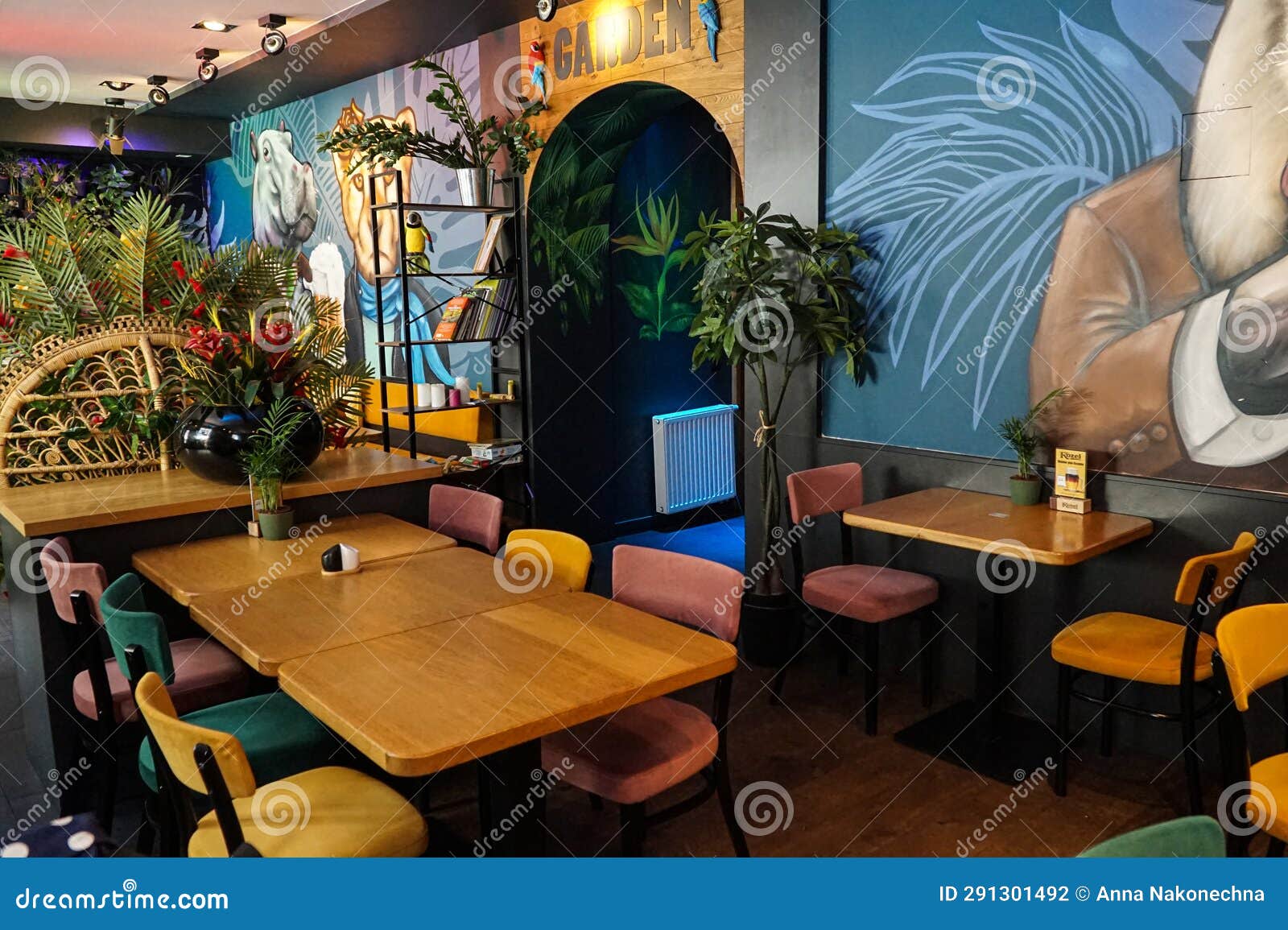 Interior of an Authentic Cafe in the Center of Gdansk Editorial ...