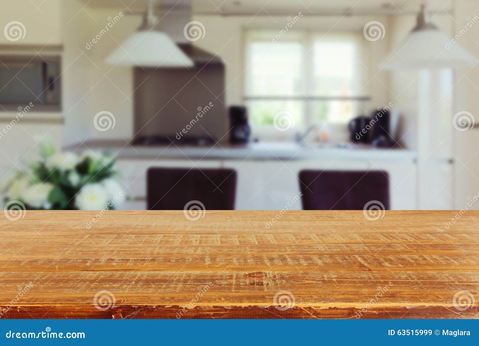 Interior Background With Empty Kitchen Table Royalty-Free Stock ... Interior Background With Empty Kitchen Table Royalty-Free Stock ...