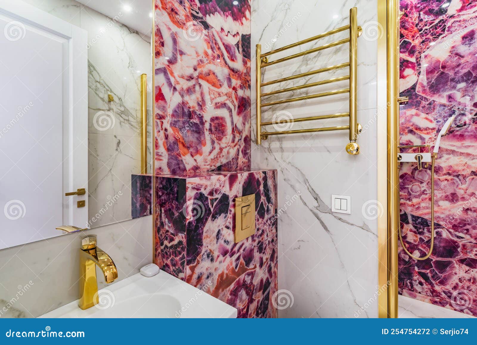 Interior of the Bathroom Inside of the Flat Editorial Photography ...