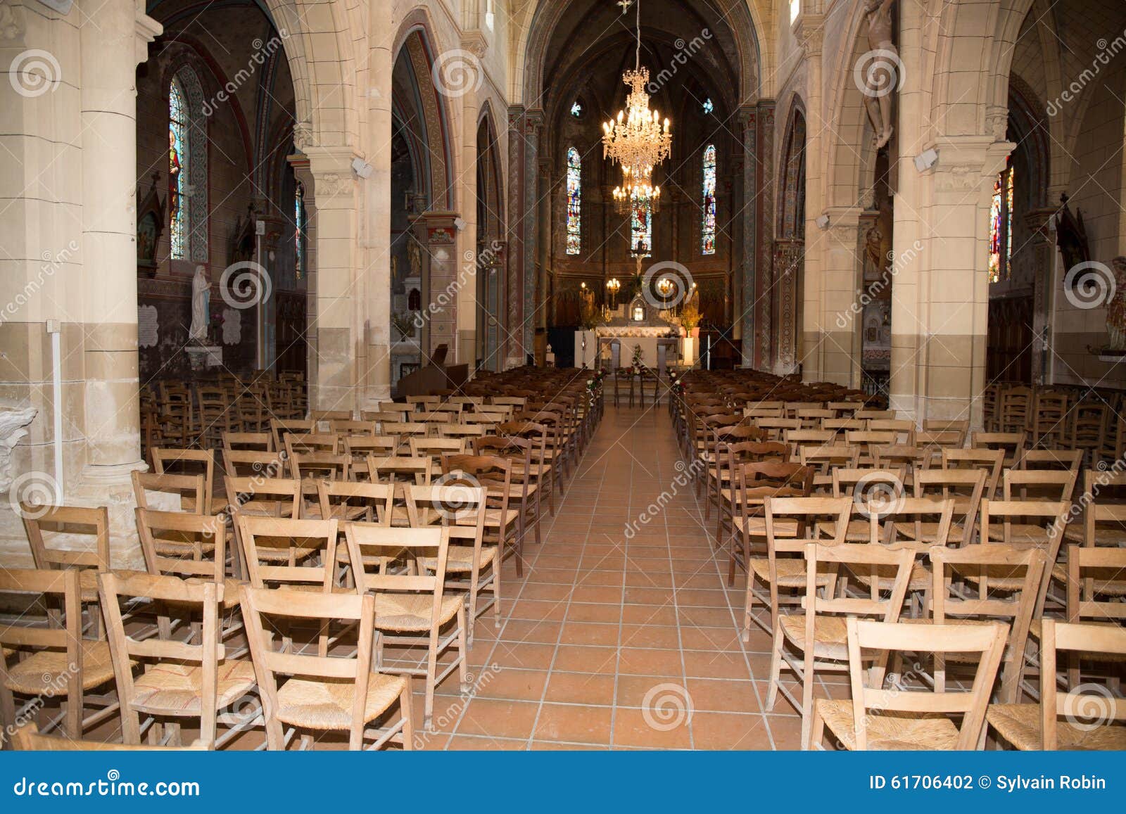 The Interior of a Beautiful Church Editorial Photography - Image of ...
