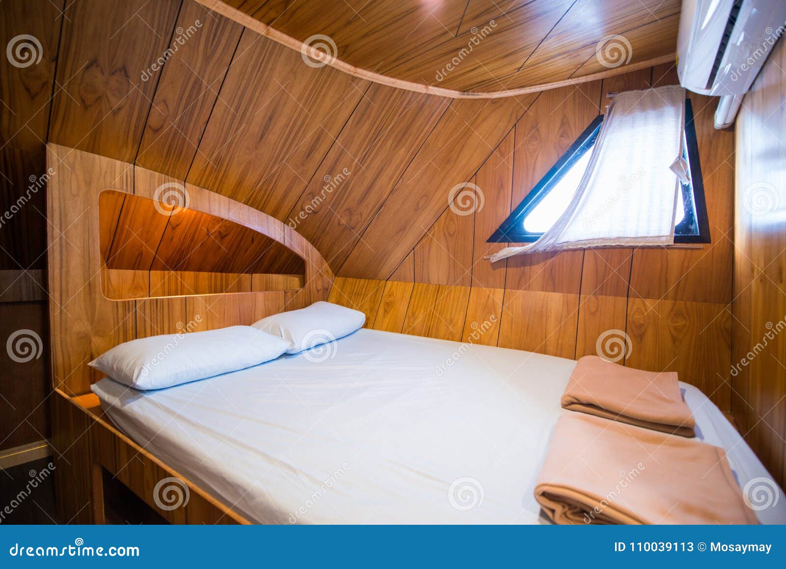Interior of a Bedroom on a Liveaboard Dive Boats Stock Image - Image of ...