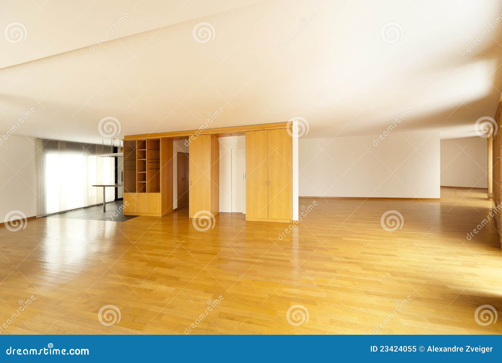 Interior, big hall stock image. Image of elevator, habitation - 23424055