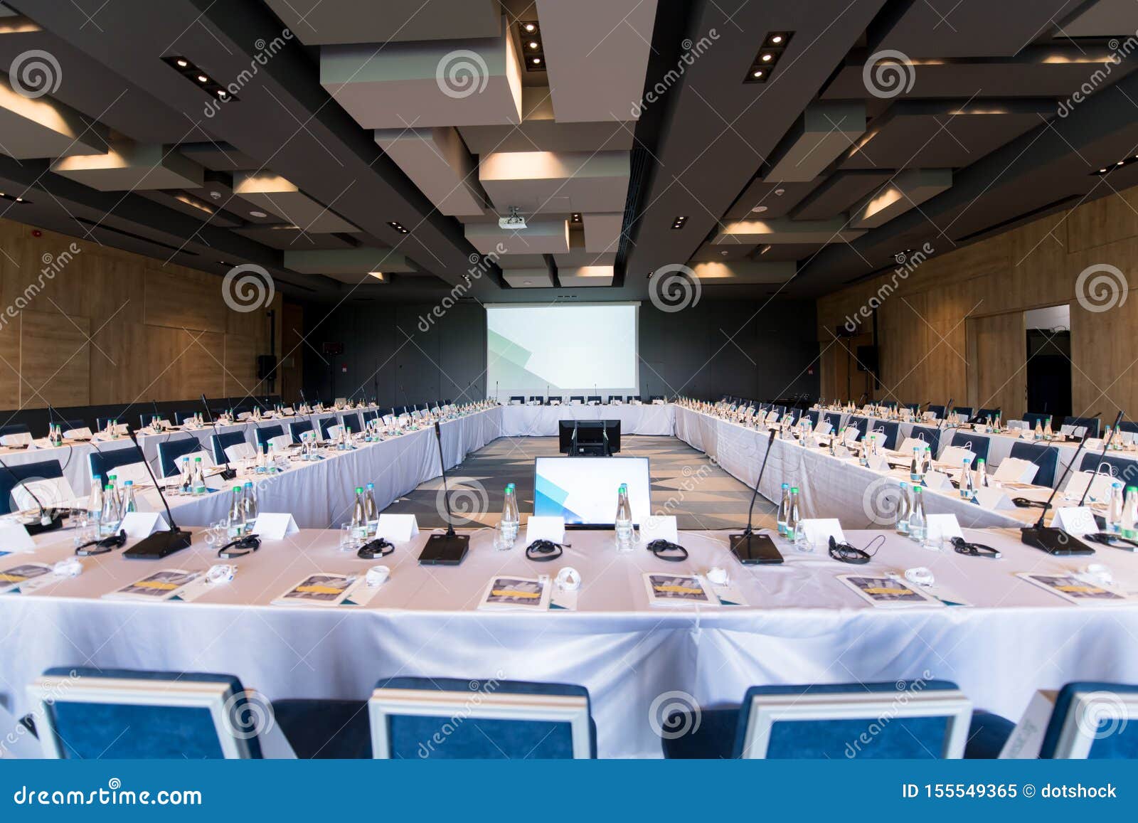 Interior of Big Modern Conference Room Stock Image - Image of computer ... Interior of Big Modern Conference Room Stock Image - Image of computer ...