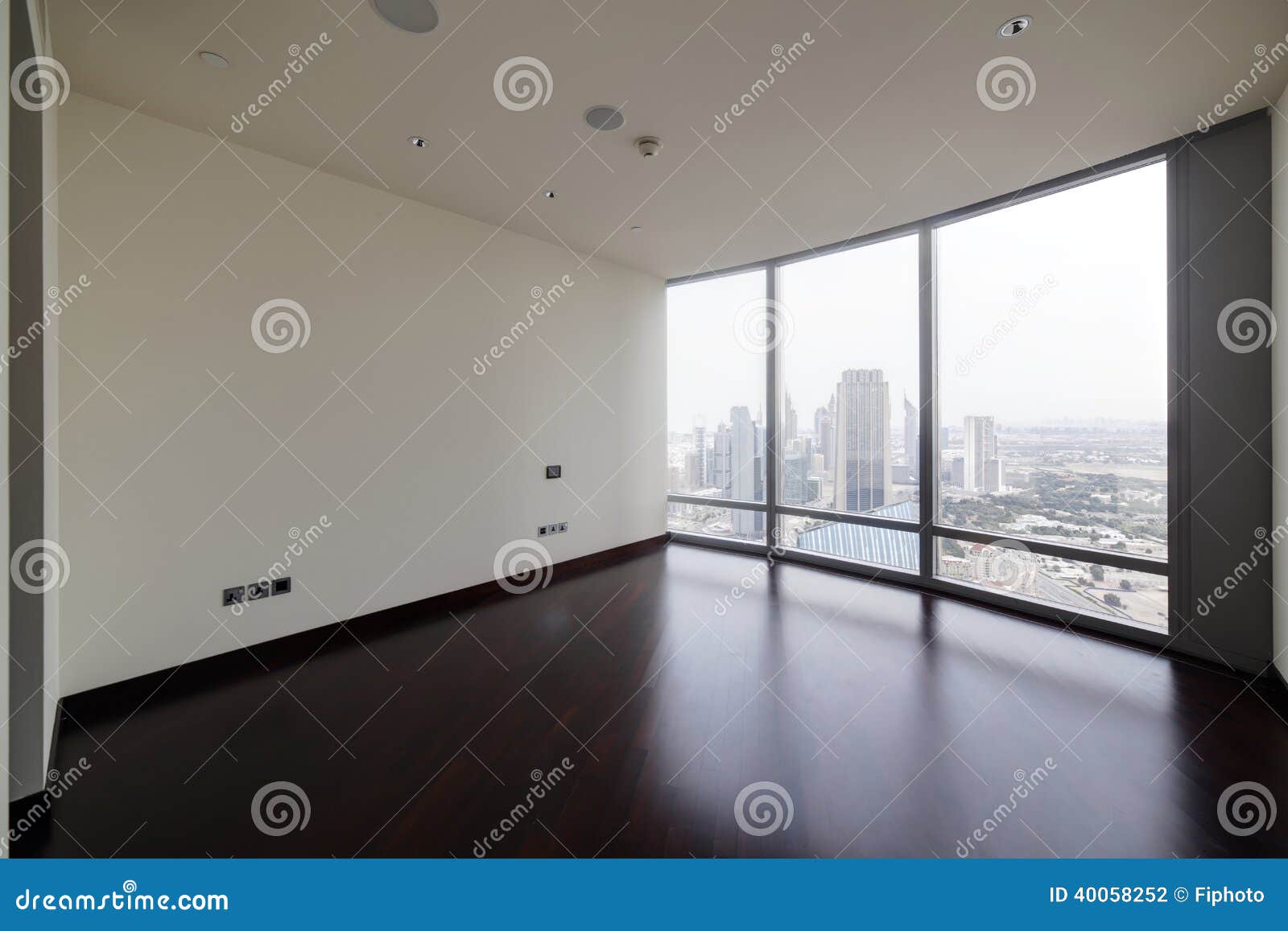 Interior of Bright Empty Room Stock Photo - Image of hall, beautiful ...