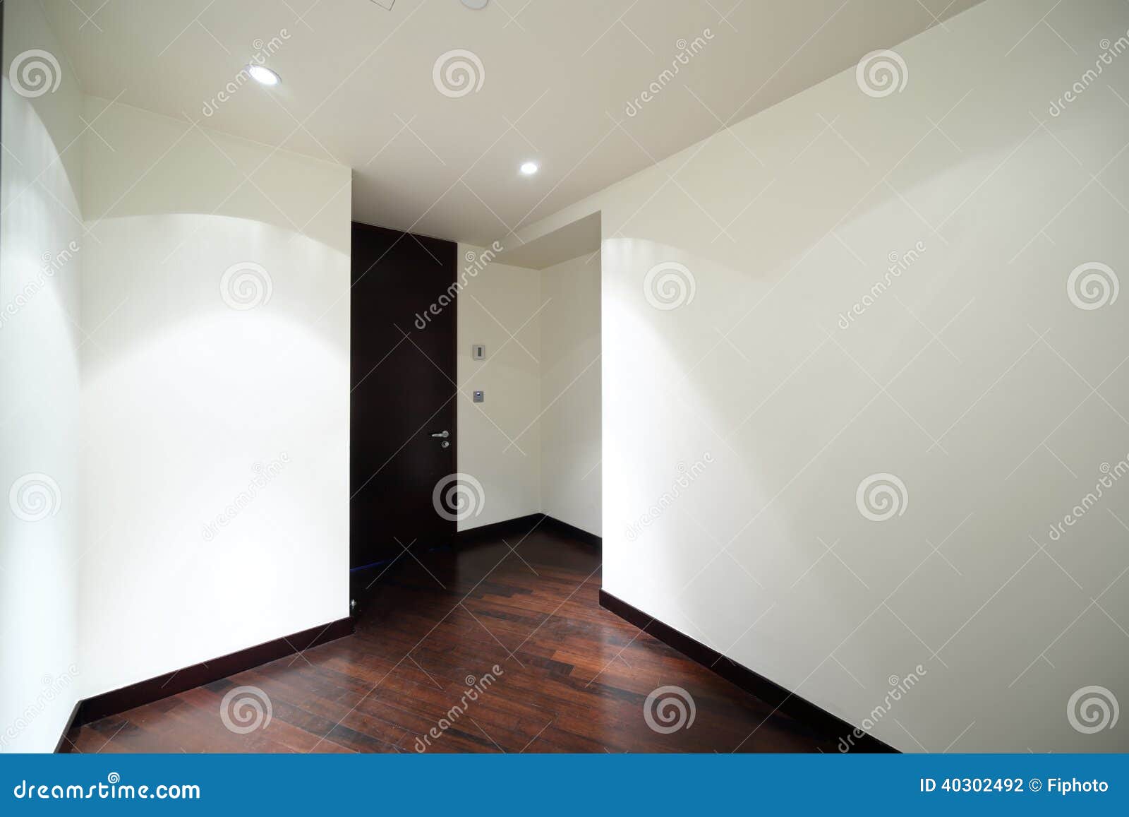 Interior of Bright Empty Room Stock Photo - Image of building, light ...