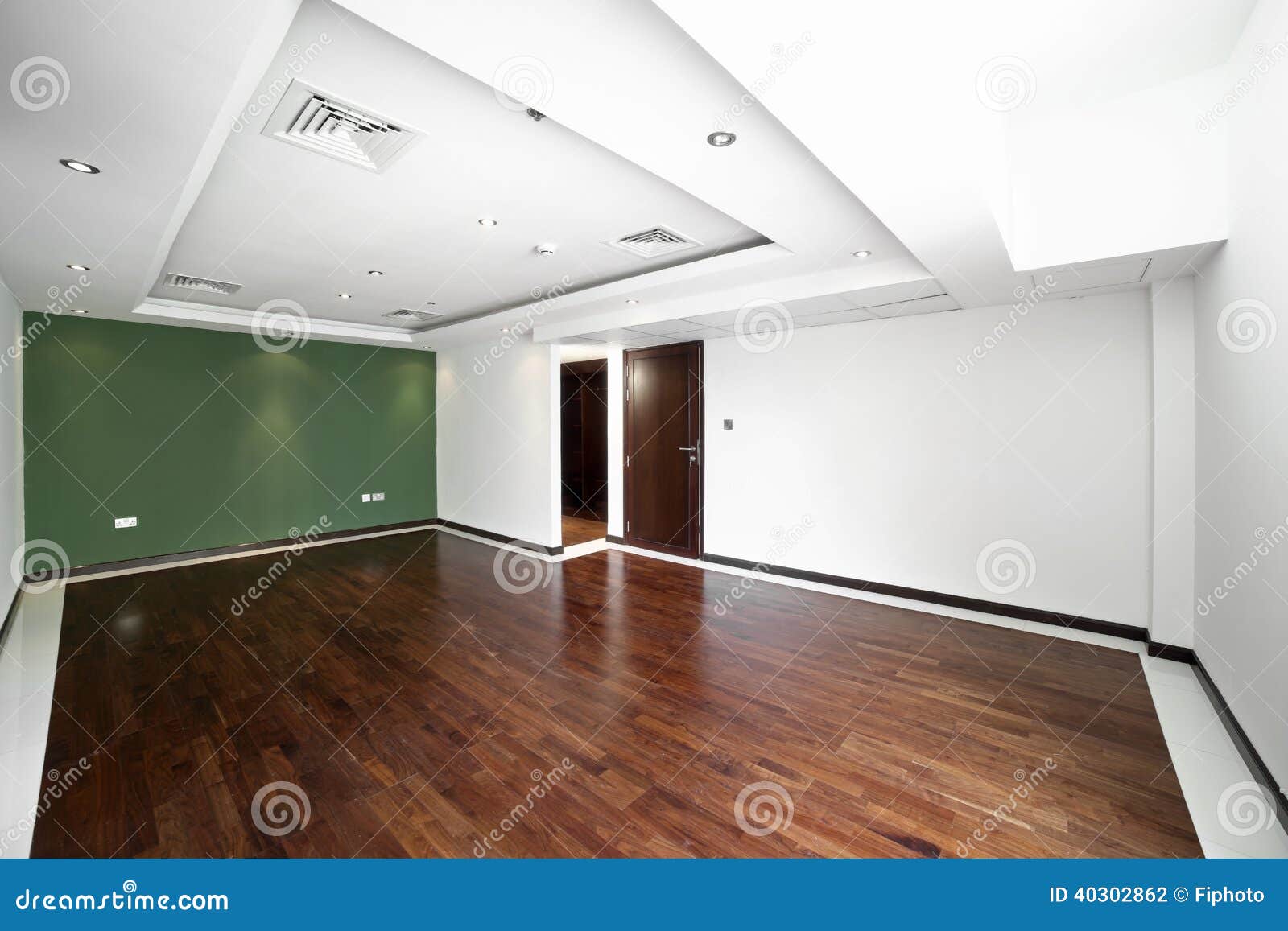 Interior of Bright Empty Room Stock Photo - Image of hall, business ...