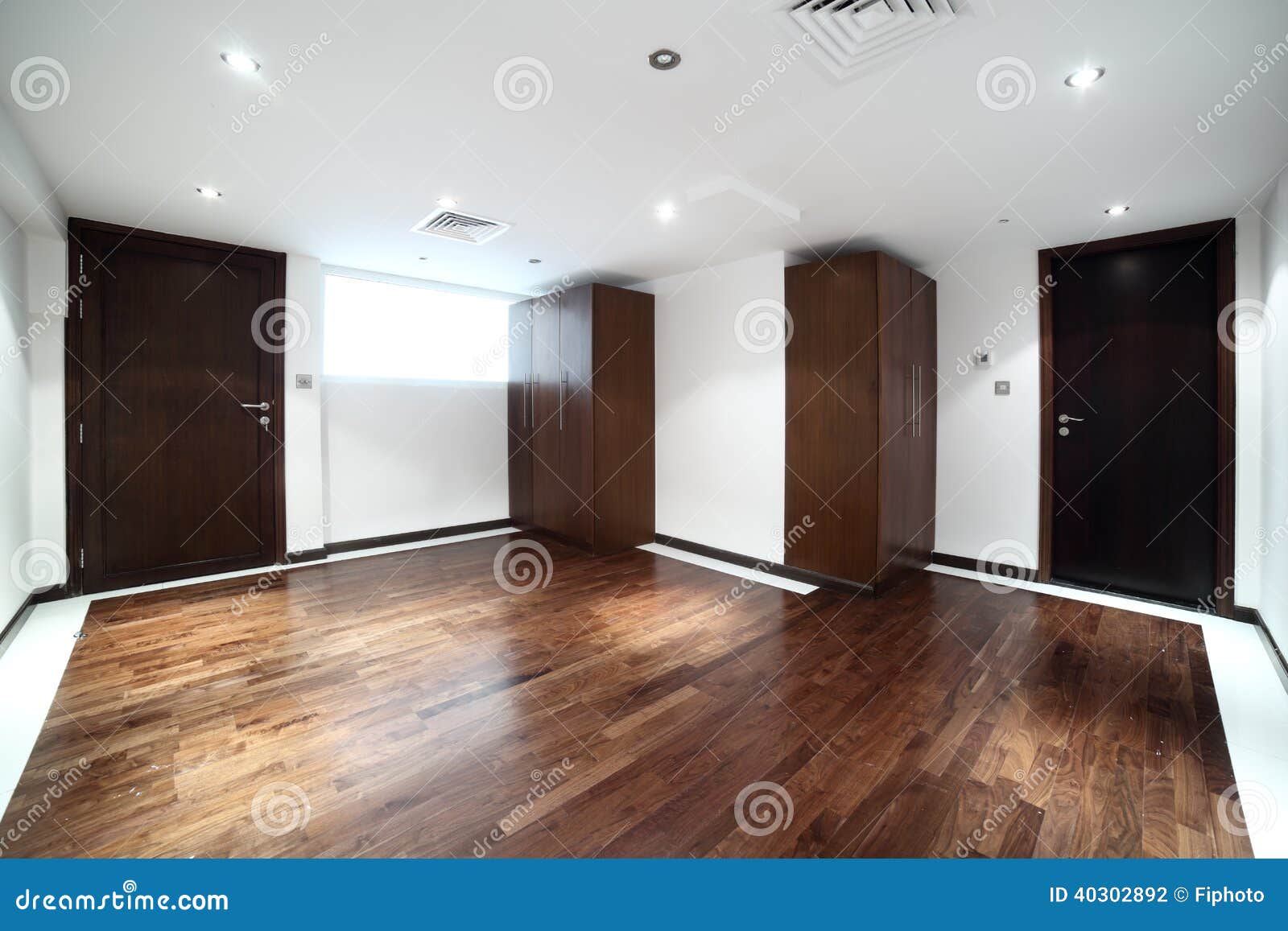 Interior of Bright Empty Room Stock Photo - Image of business ...