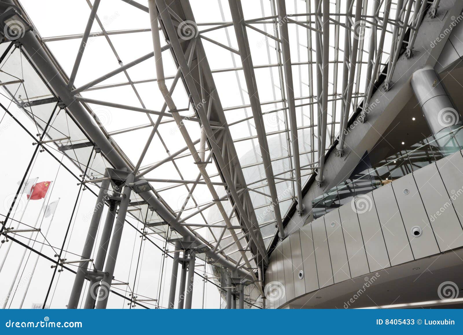 Interior Building Structure Design Stock Image - Image of iron ...