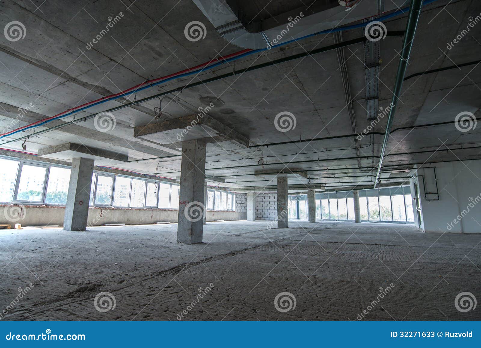 Building Interior Under Construction