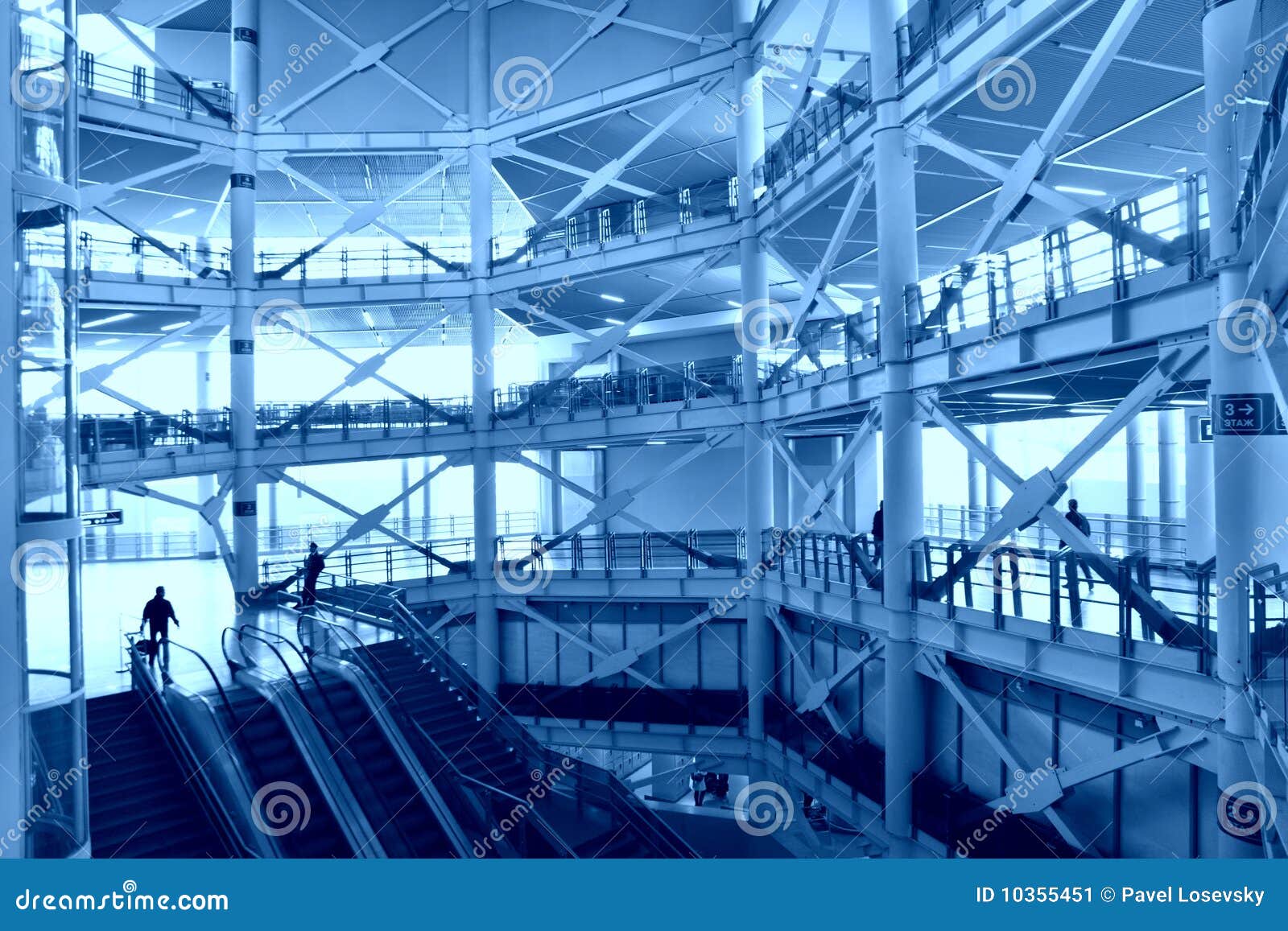Interior of Business Complex Stock Image - Image of mall, industry ...