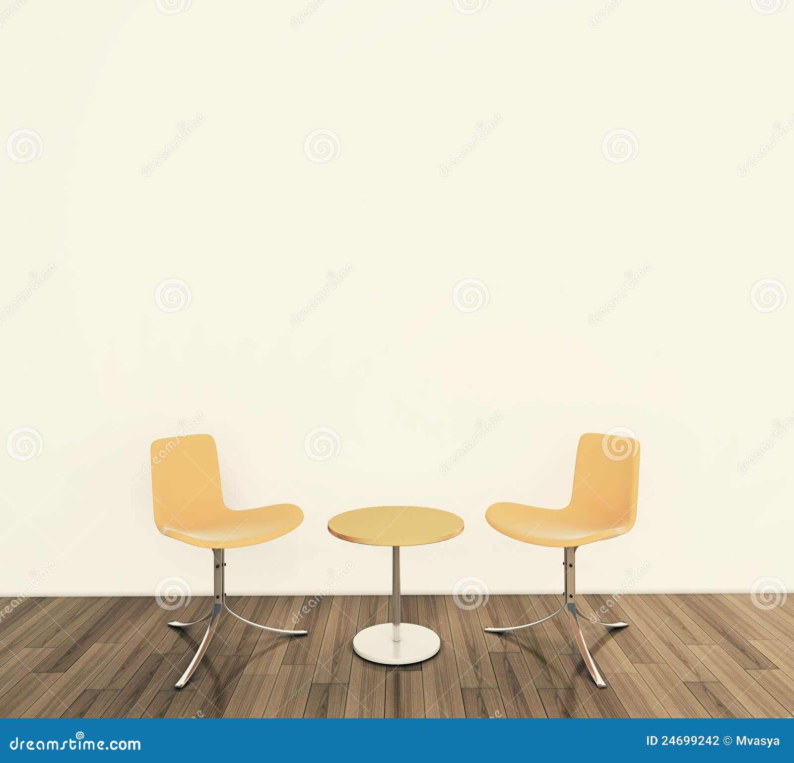 Interior Cómodo Moderno Con La Representación 3d Foto de archivo ...