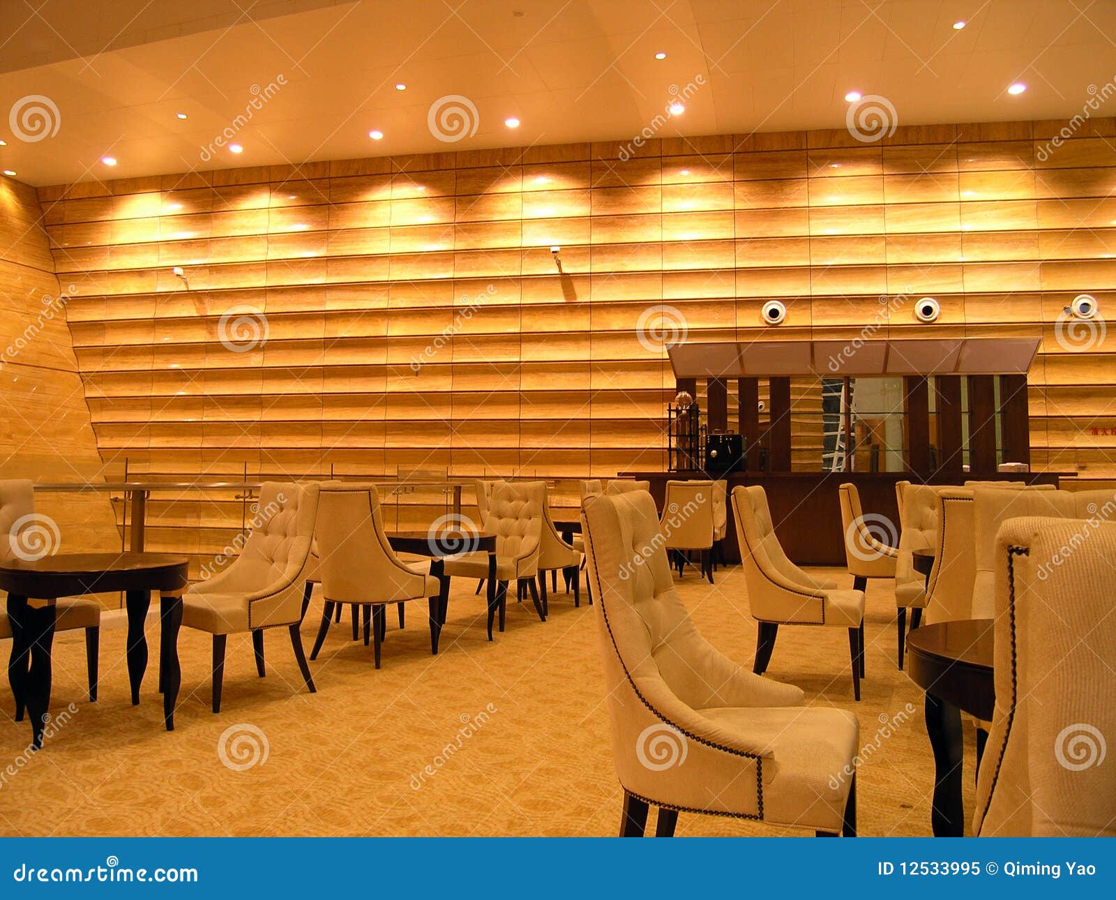 Interior of a cafe stock image. Image of drinks, decoration - 12533995