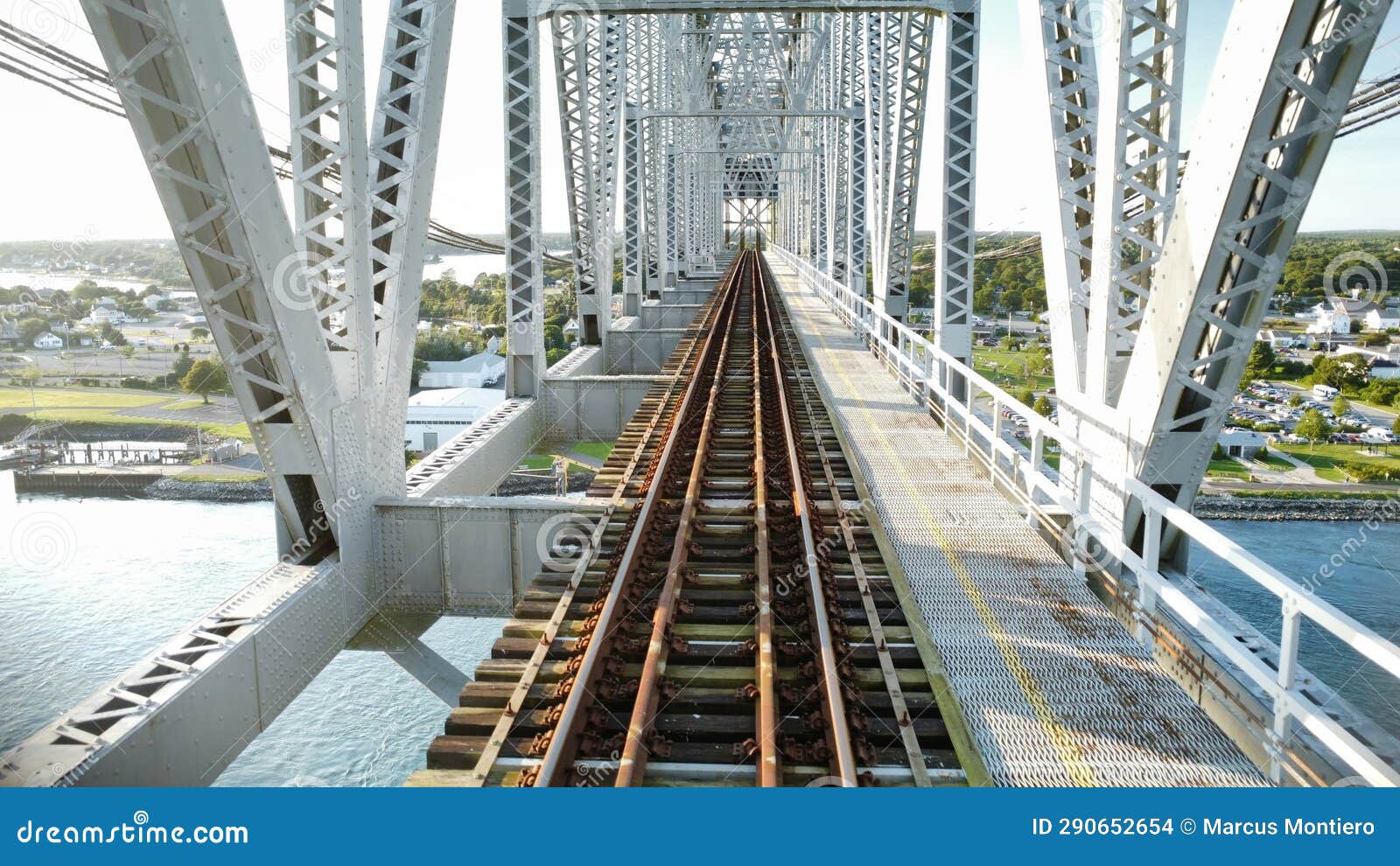 Interior of the Cape Cod Canal Train Bridge Stock Photo - Image of ...