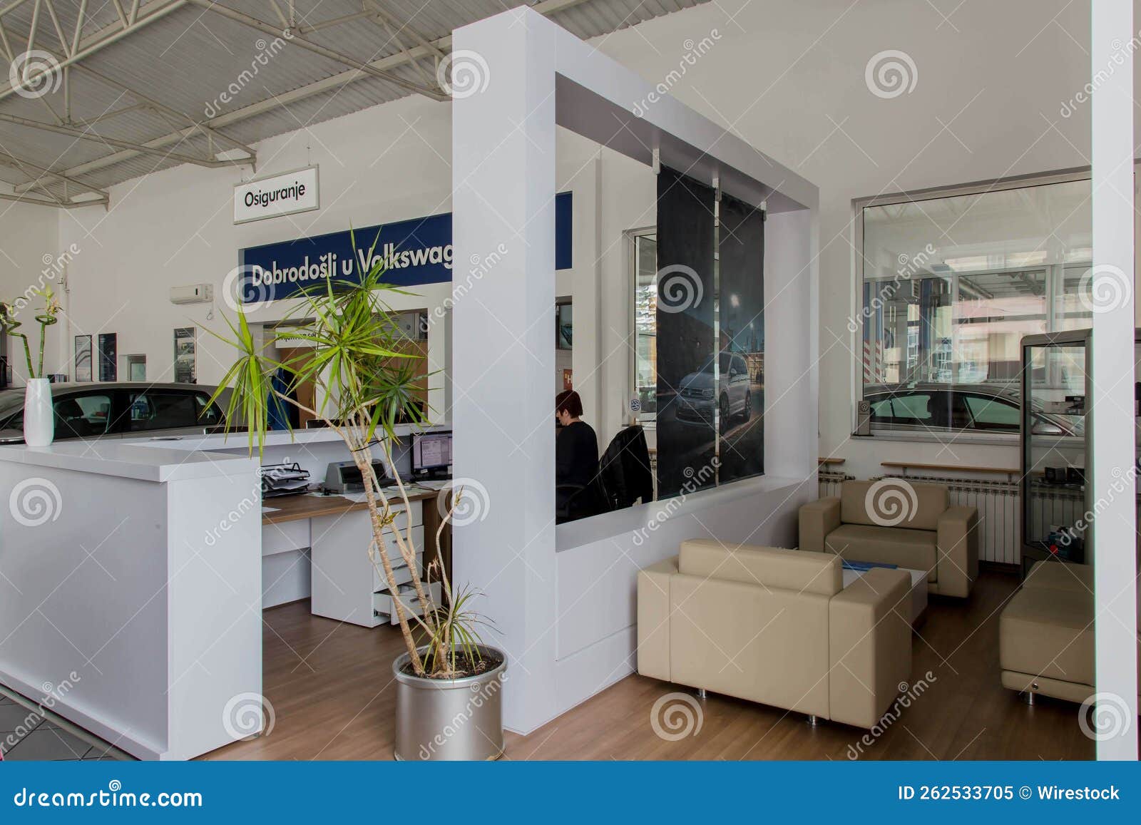 Interior of car dealership editorial image. Image of audi - 262533705