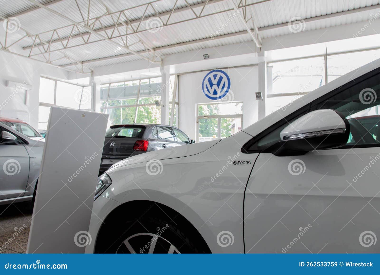 Interior of car dealership editorial stock image. Image of dealer ...