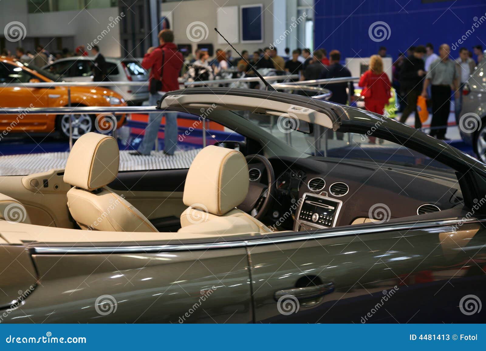 In Interior Of The Car With The Open Top Picture. Image: 4481413