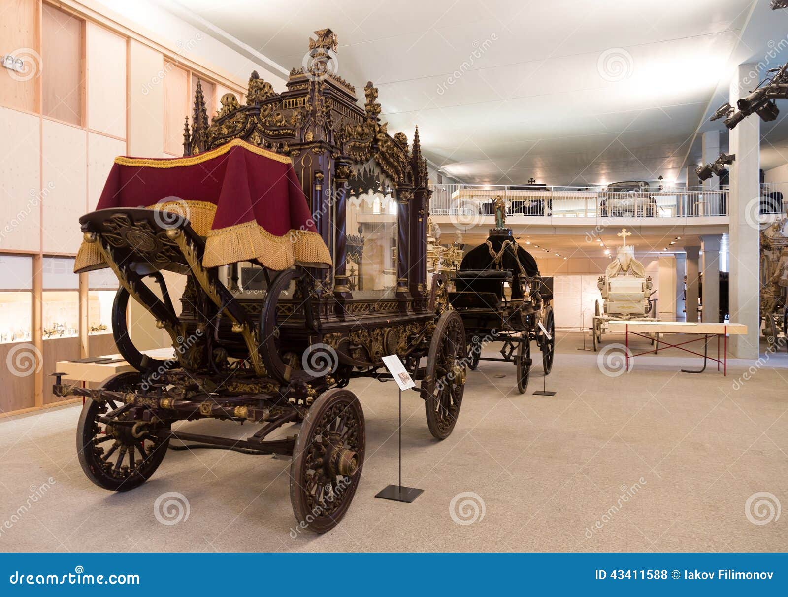 Interior of Catafalque Museum in Barcelona Editorial Stock Photo ...