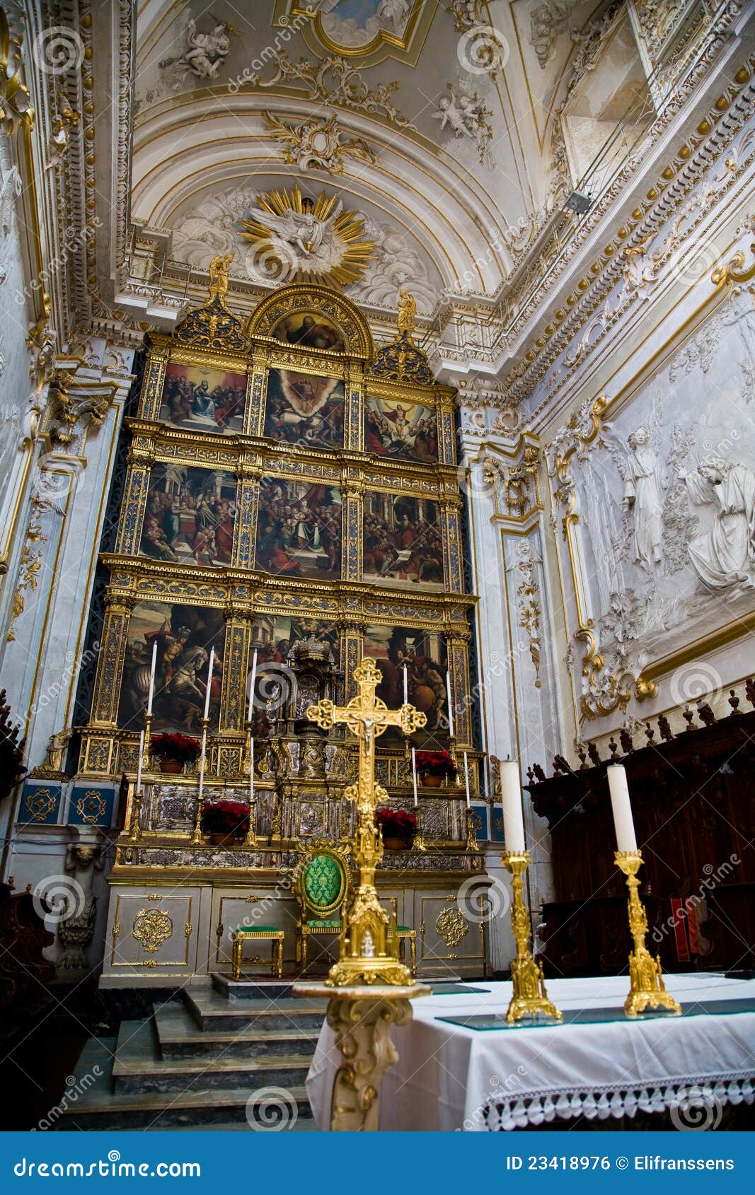 Interior cathedral Modica editorial photo. Image of place - 23418976