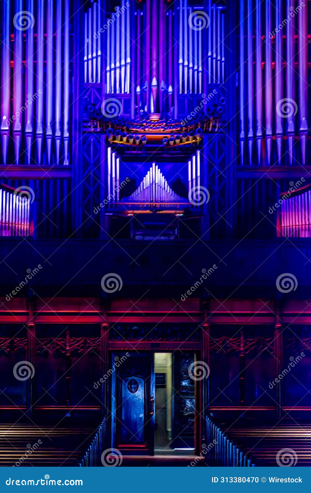 Interior of a Catholic Chruch Editorial Image - Image of door, wooden ...