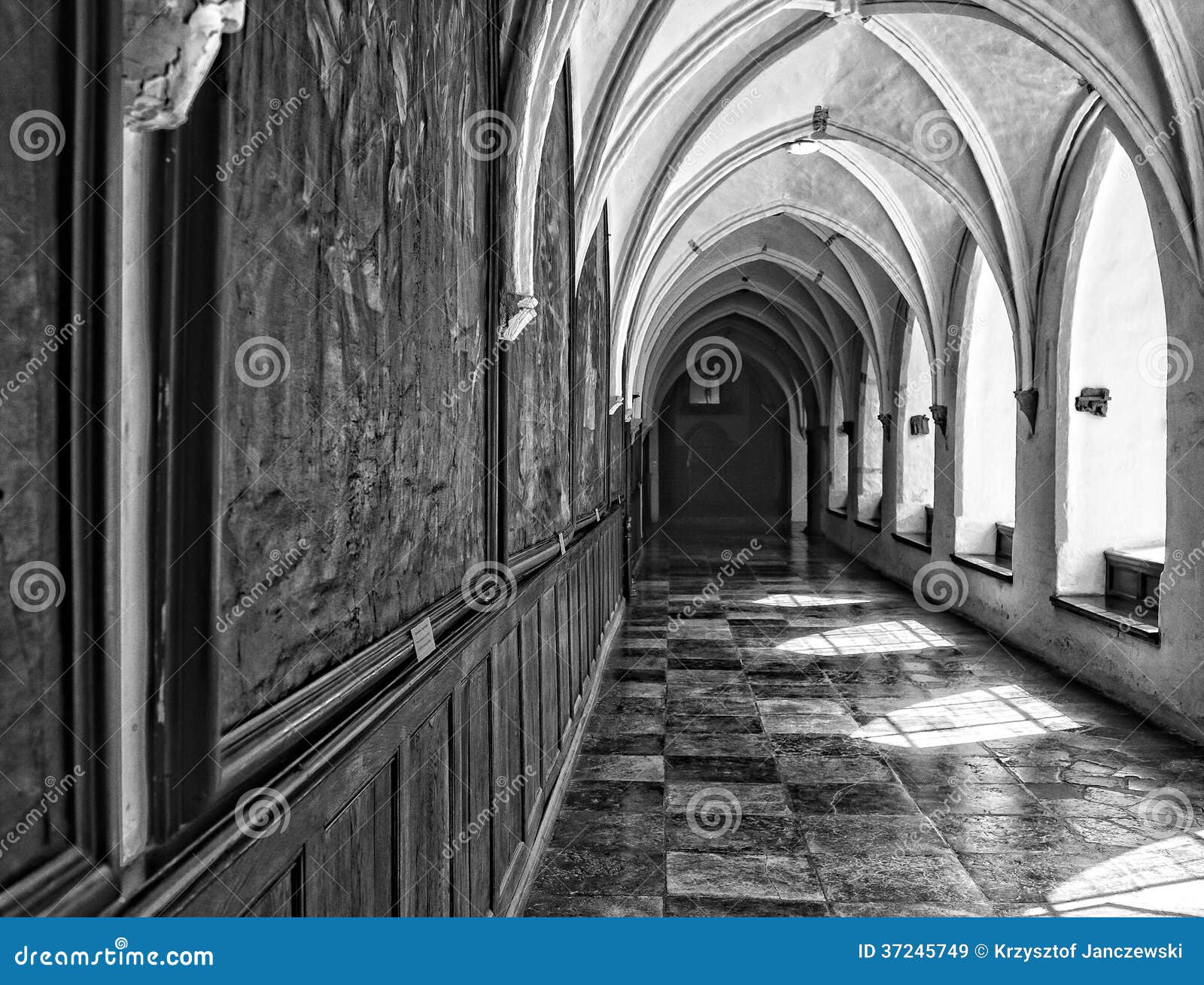 Interior Catholic Monastery. Editorial Stock Image - Image of catechism ...