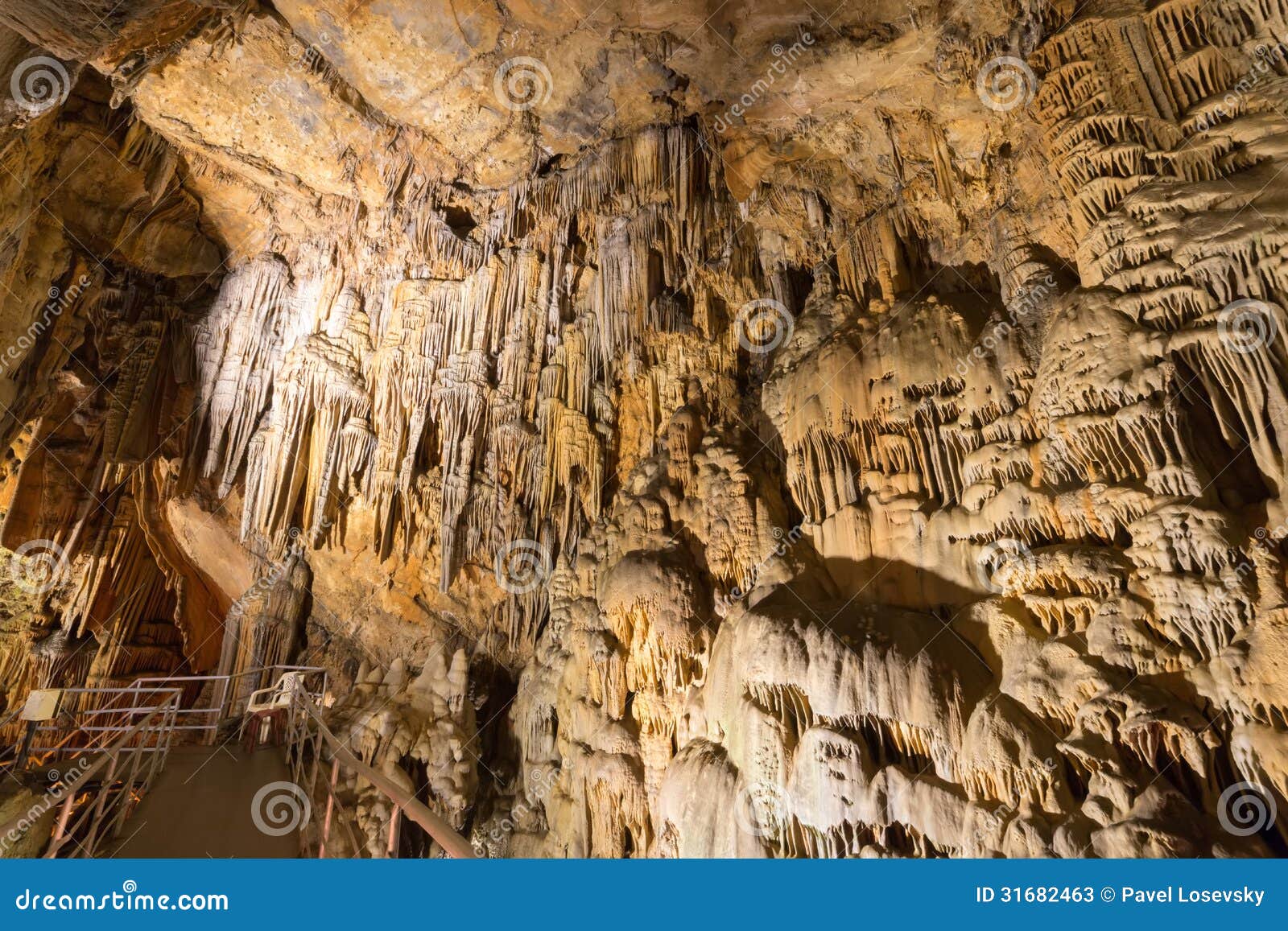 The Interior of the Cave Dimcay Stock Image - Image of caverns, inside ...